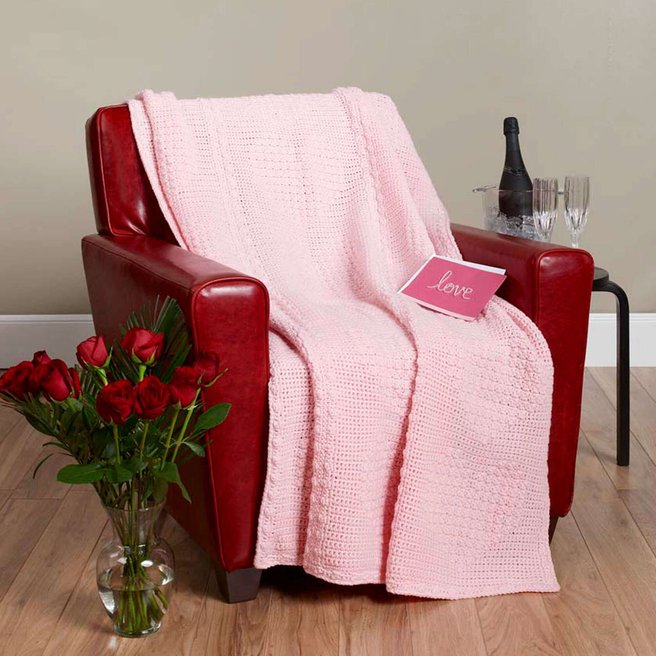 Free Red Heart Hearts Afghan Crochet Pattern | Yarnspirations