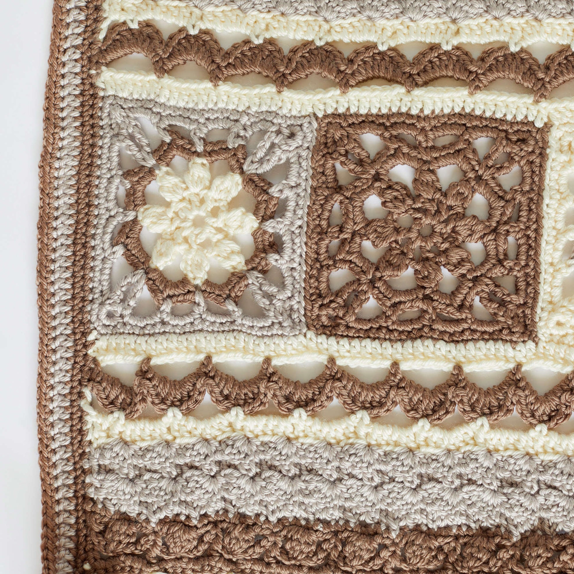 Free Red Heart Motif Sampler Throw Crochet Pattern | Yarnspirations