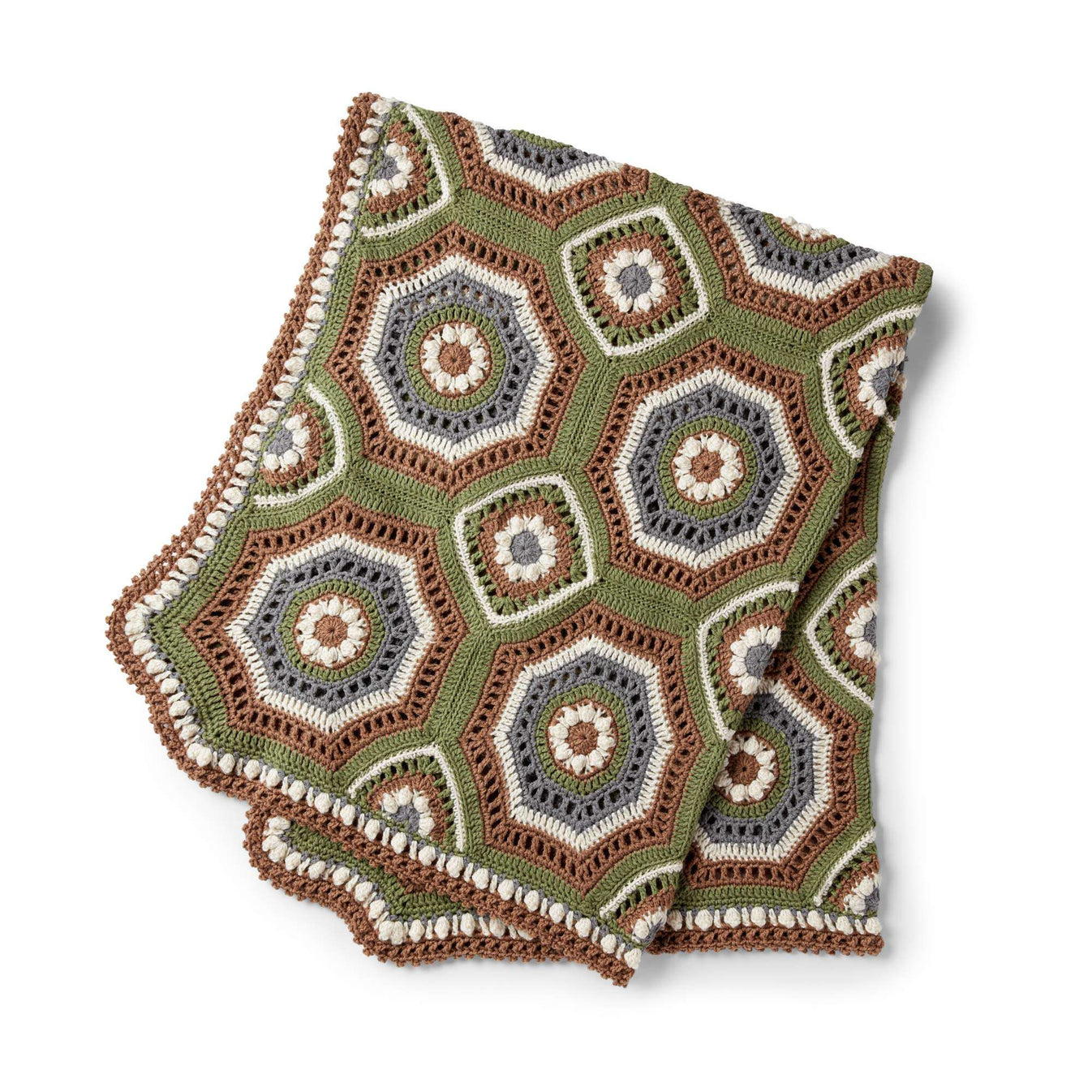 Red Heart Woodland Crochet Afghan | Yarnspirations