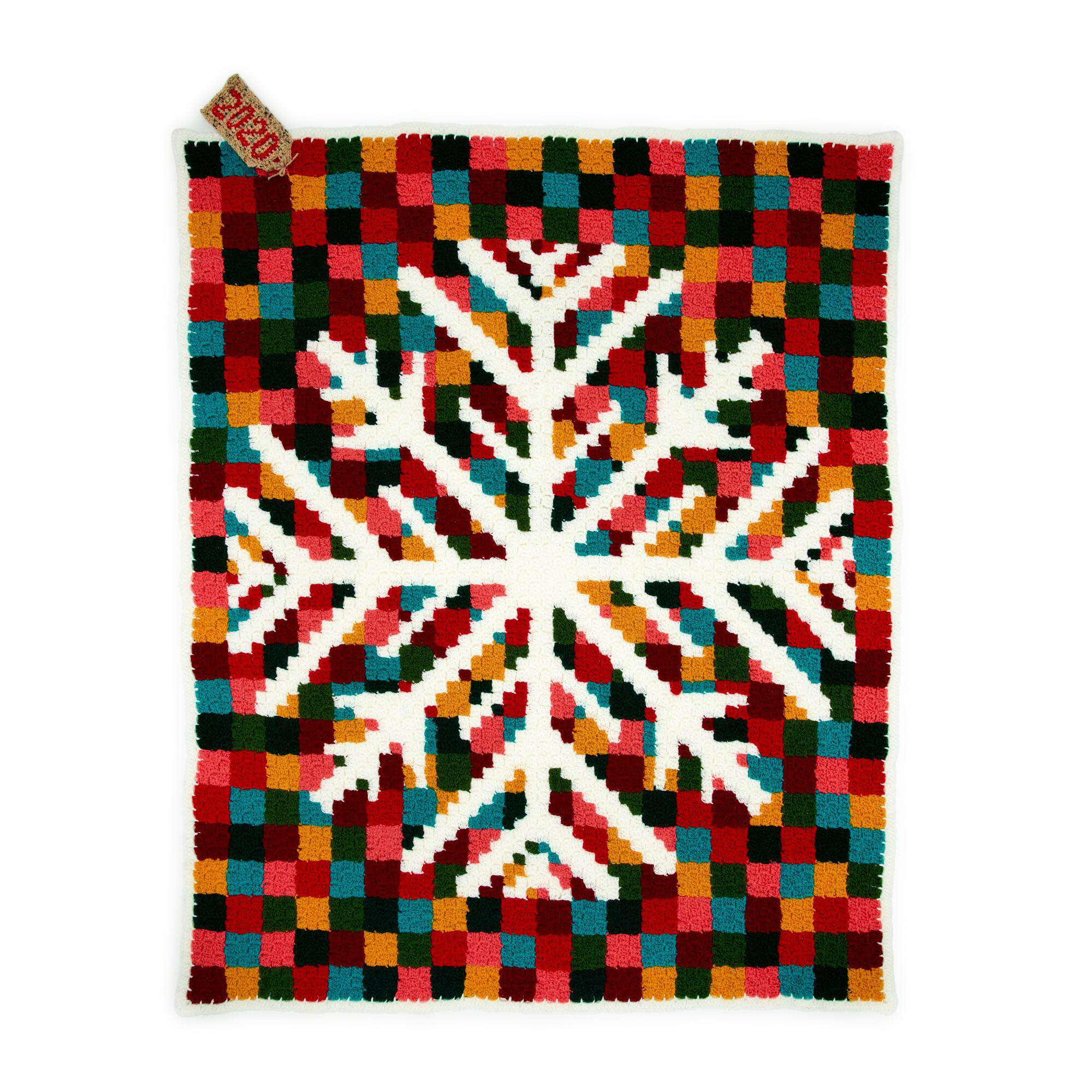 Free Red Heart Digital Snowflake C2C Crochet Blanket Pattern ...