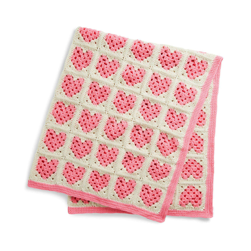 Free Easy Red Heart Piece of My Heart Scrapghan Blanket Crochet Pattern ...