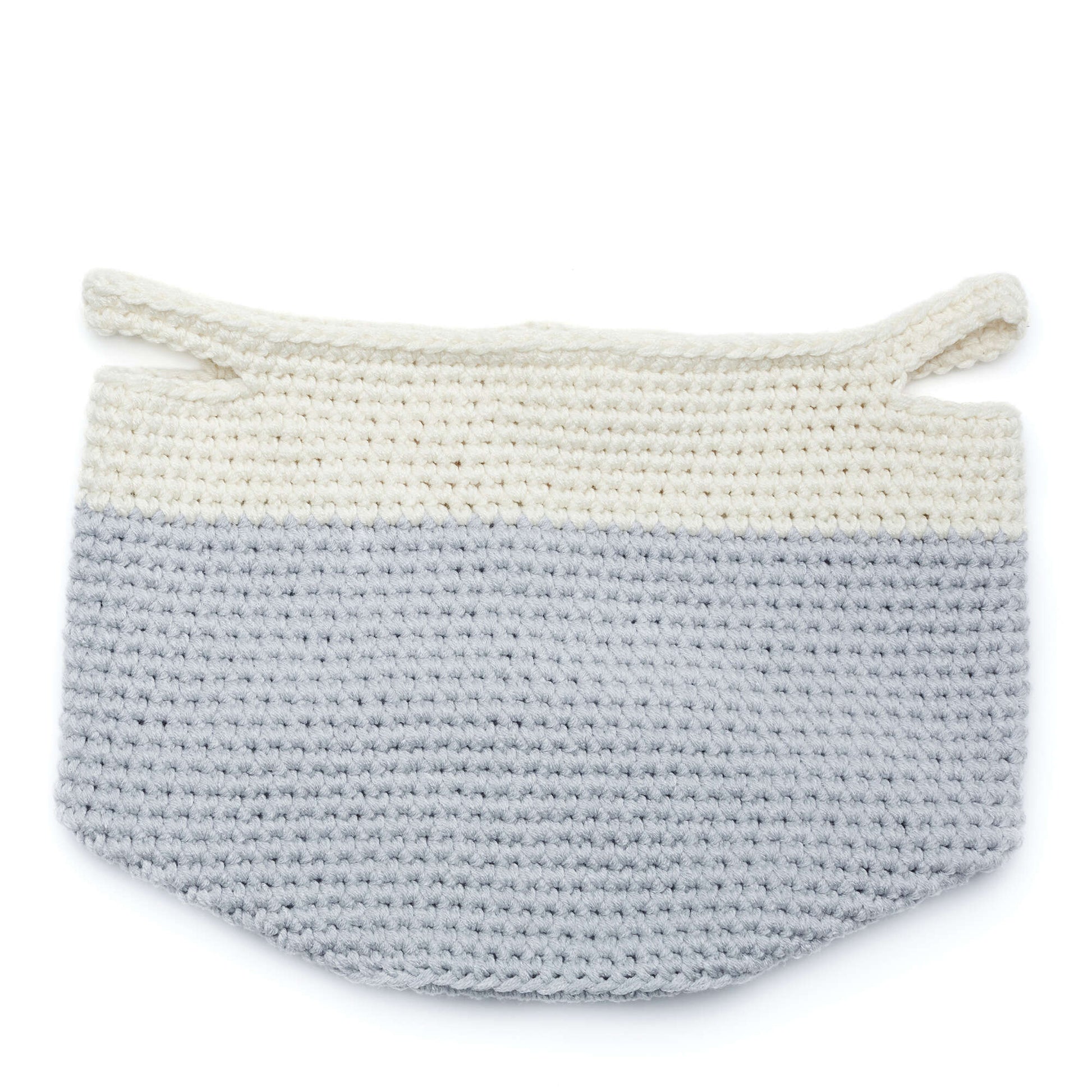 Free Easy Red Heart Color-Block Storage Baskets Crochet Pattern ...