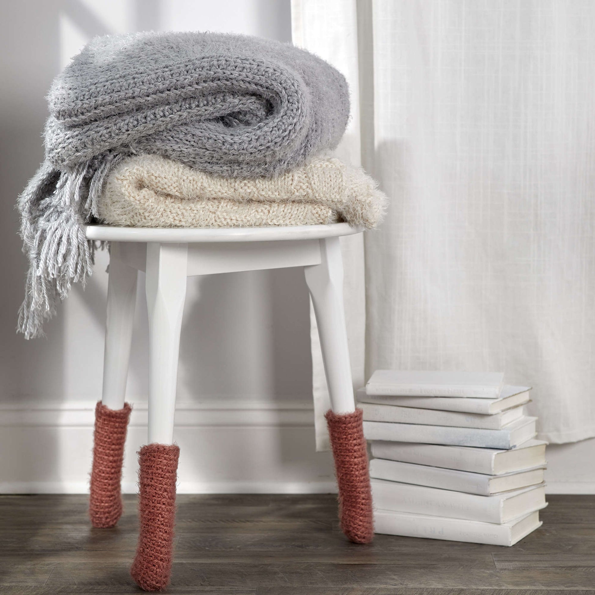 Red Heart Stool Leg Cozies | Yarnspirations