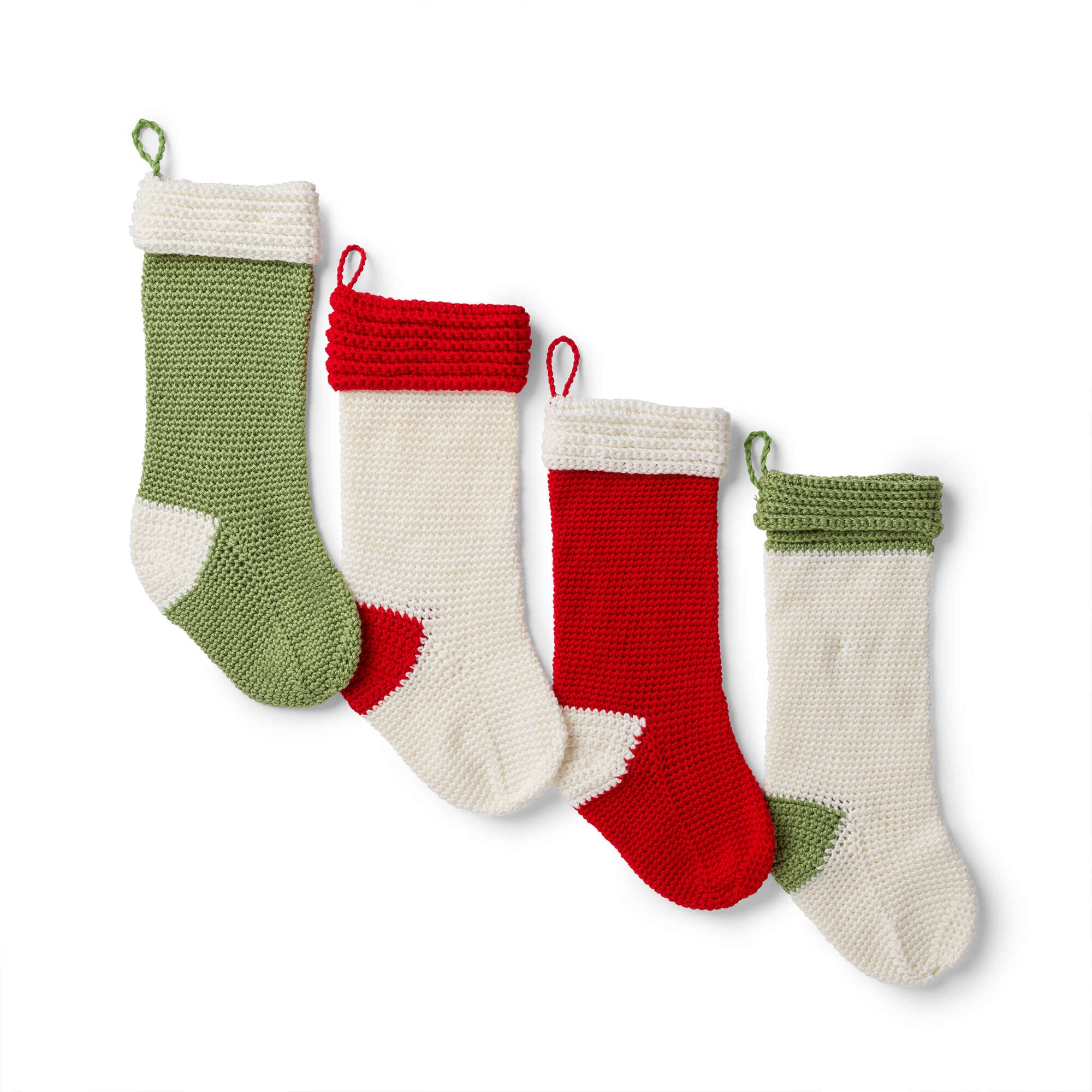 Free Easy Red Heart Holiday Stocking Crochet Pattern | Yarnspirations