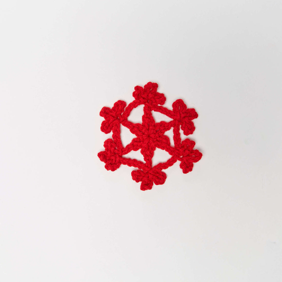 Free Experienced Red Heart Crocheted Snowflake Table Runner Crochet ...