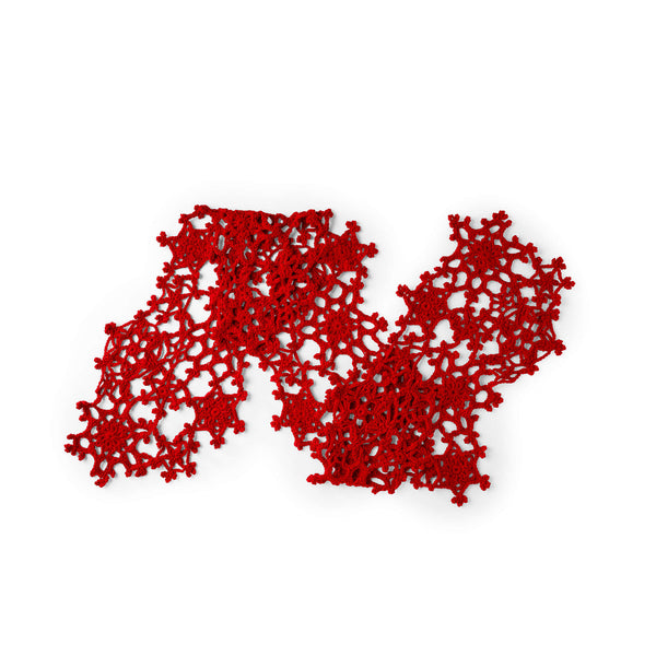 Free Experienced Red Heart Crocheted Snowflake Table Runner Crochet ...