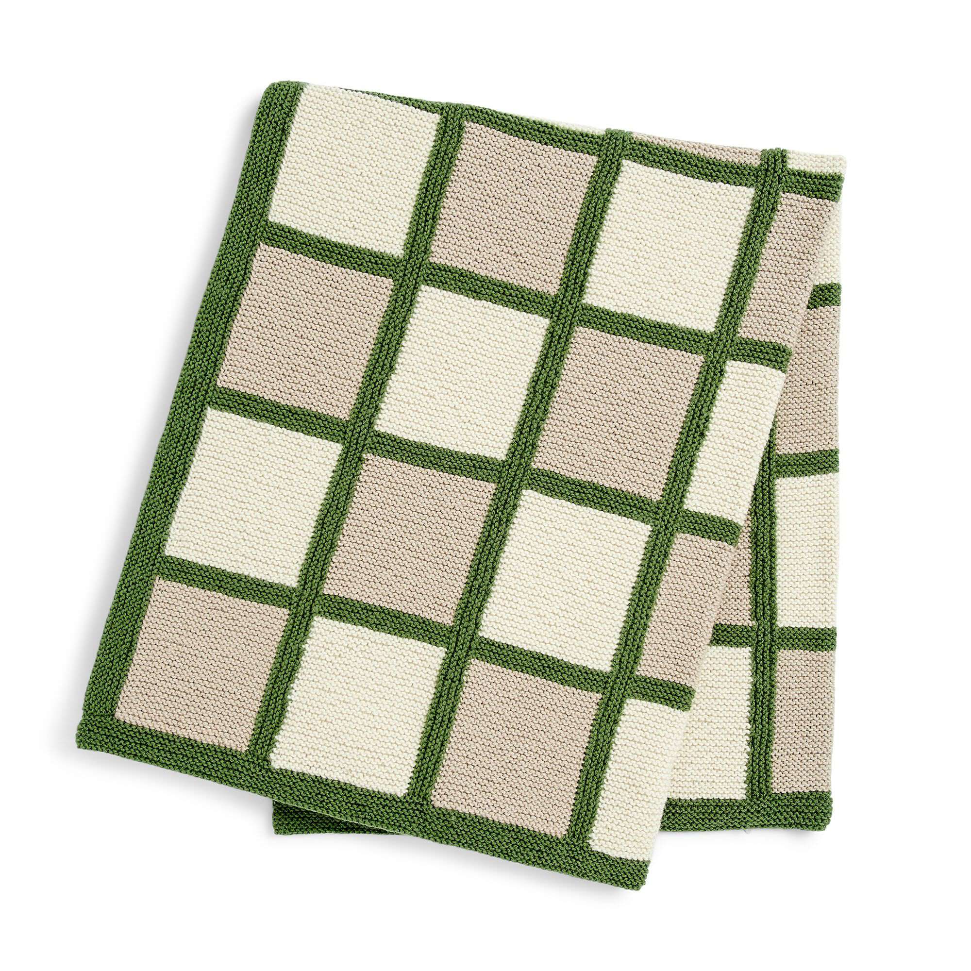 Free Easy Red Heart Checkerboard Garter Blanket Knitting Pattern ...