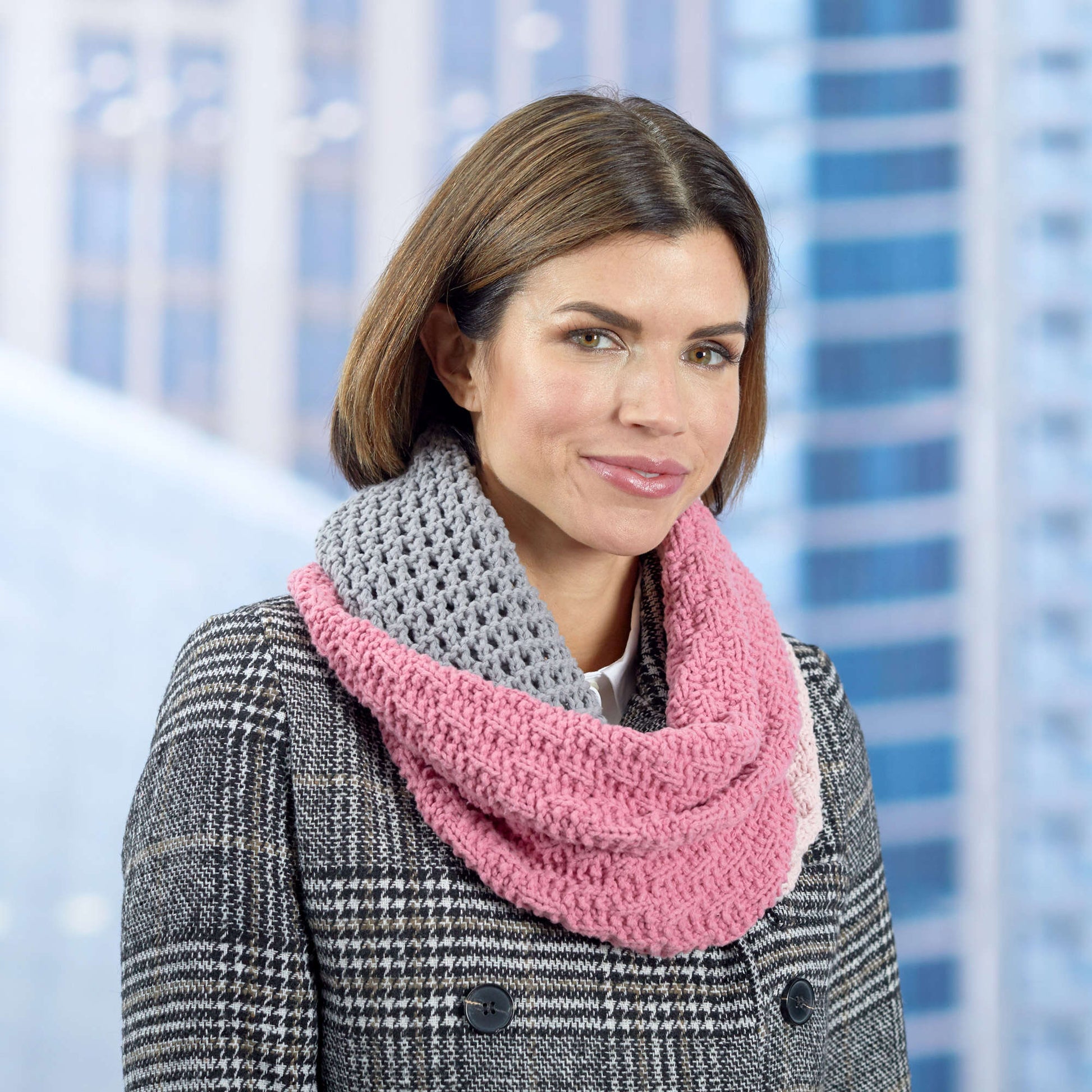 Free Easy Red Heart Stunning Sampler Stitch Cowl Knitting Pattern ...