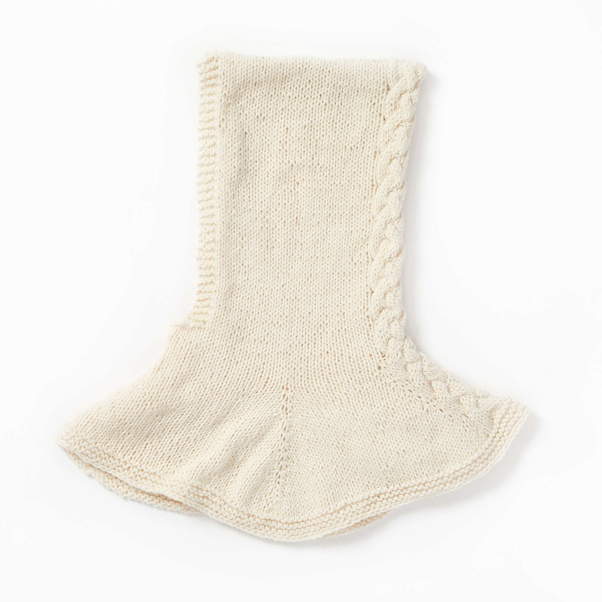 Free Red Heart Hooded Cabled Cowl Knitting Pattern | Yarnspirations