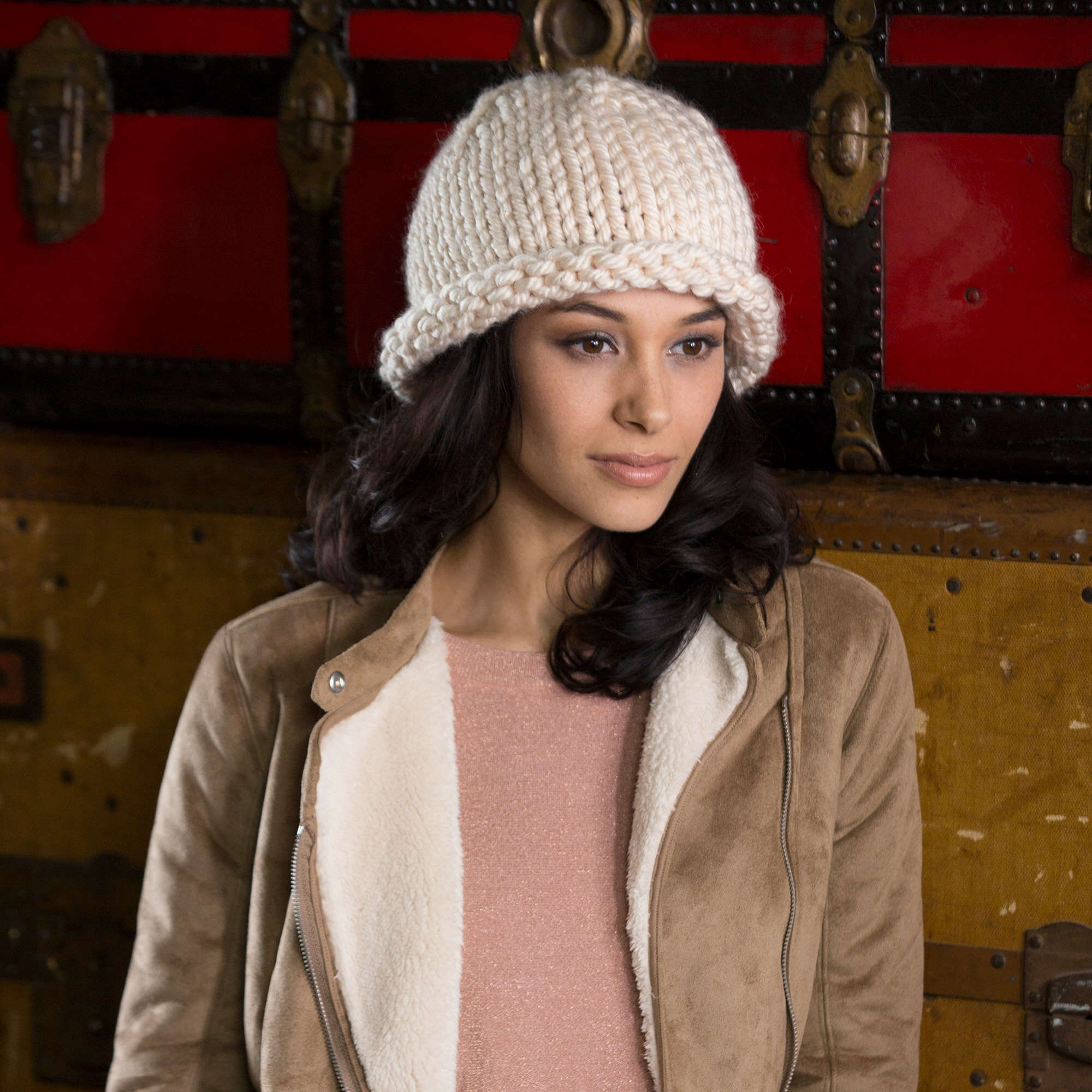 Free Easy Red Heart Artisan Hat Knitting Pattern | Yarnspirations