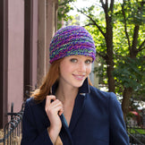 Free Easy Red Heart Bright In-Style Hat Knitting Pattern | Yarnspirations