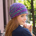 Free Easy Red Heart Bright In-Style Hat Knitting Pattern | Yarnspirations