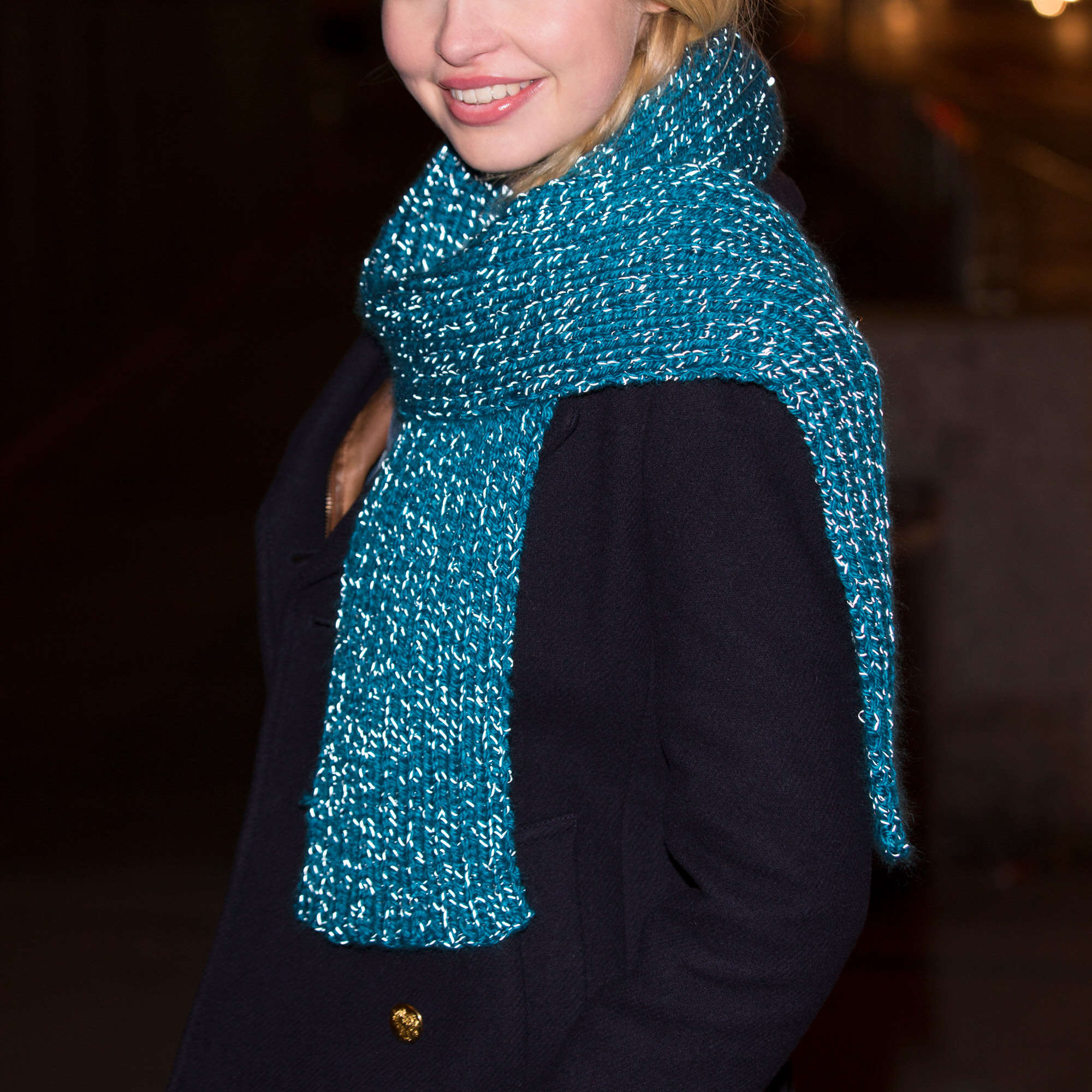 Free Red Heart Easy Ribbed Scarf for All Pattern | Yarnspirations