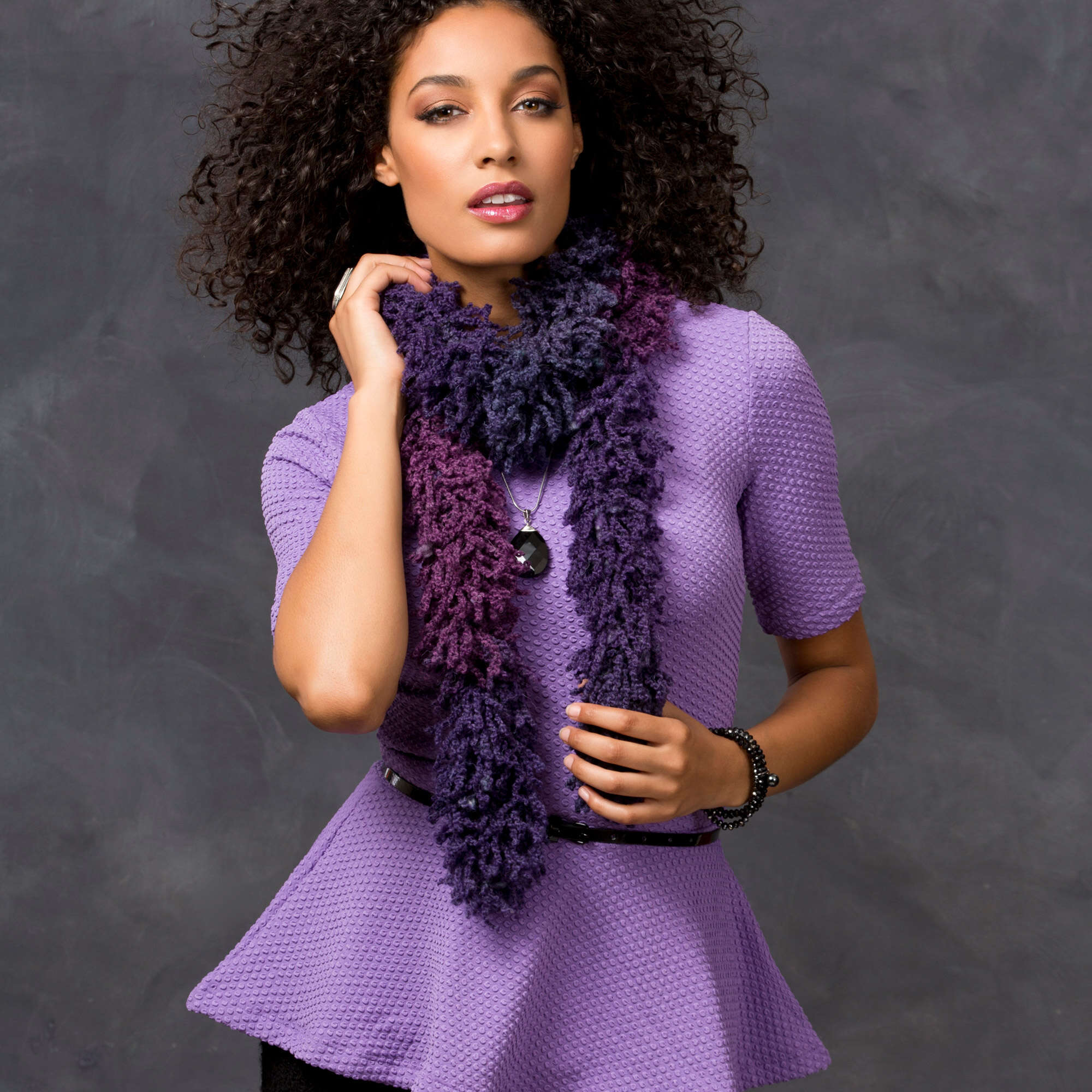 Free Easy Red Heart Quick & Easy 3-Stitch Scarf Knitting Pattern ...