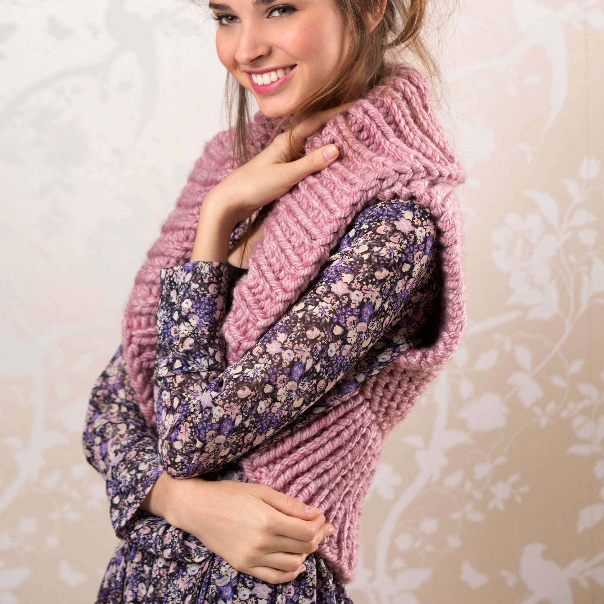 Free Easy Red Heart Cozy Shrug Knitting Pattern | Yarnspirations