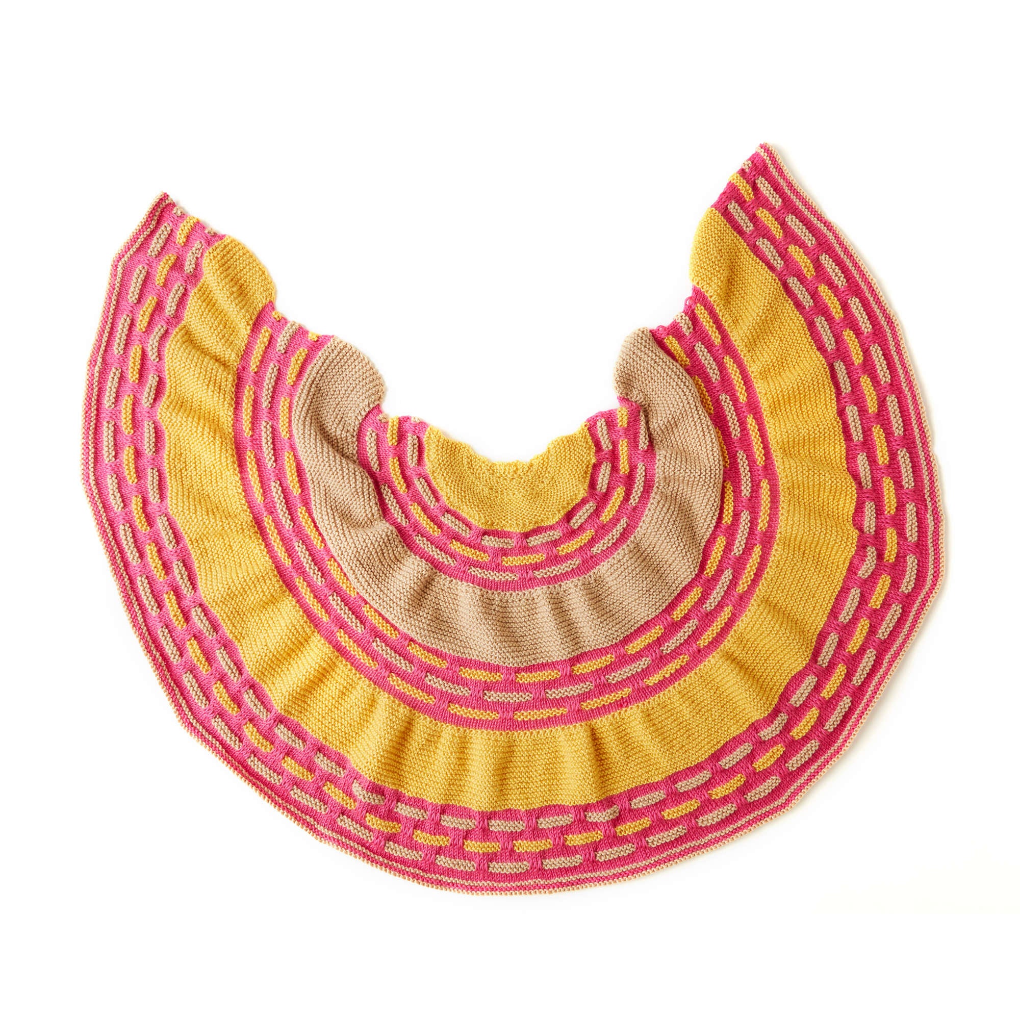 Free Red Heart Spring Ribbons Shawl Knitting Pattern | Yarnspirations