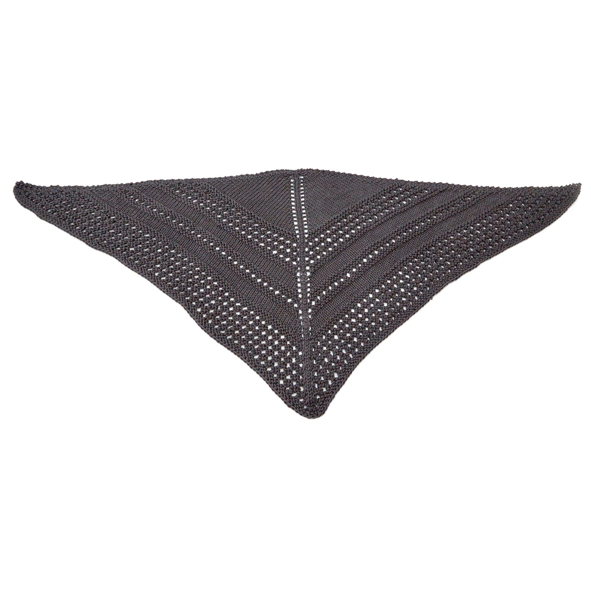 Free Easy Red Heart Textured Triangle Shawl Knitting Pattern ...