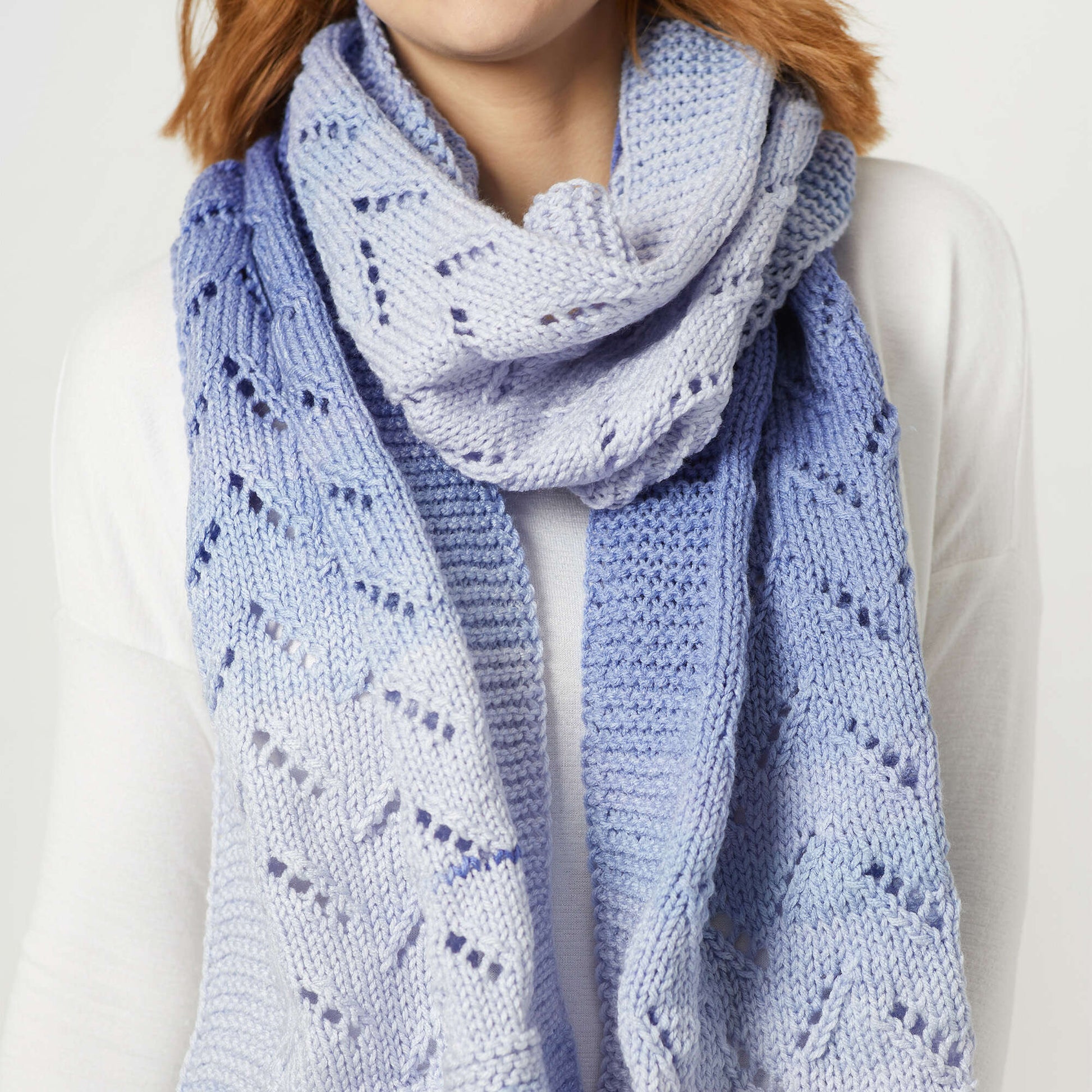 Free Red Heart Super Lace Shawl Knitting Pattern | Yarnspirations