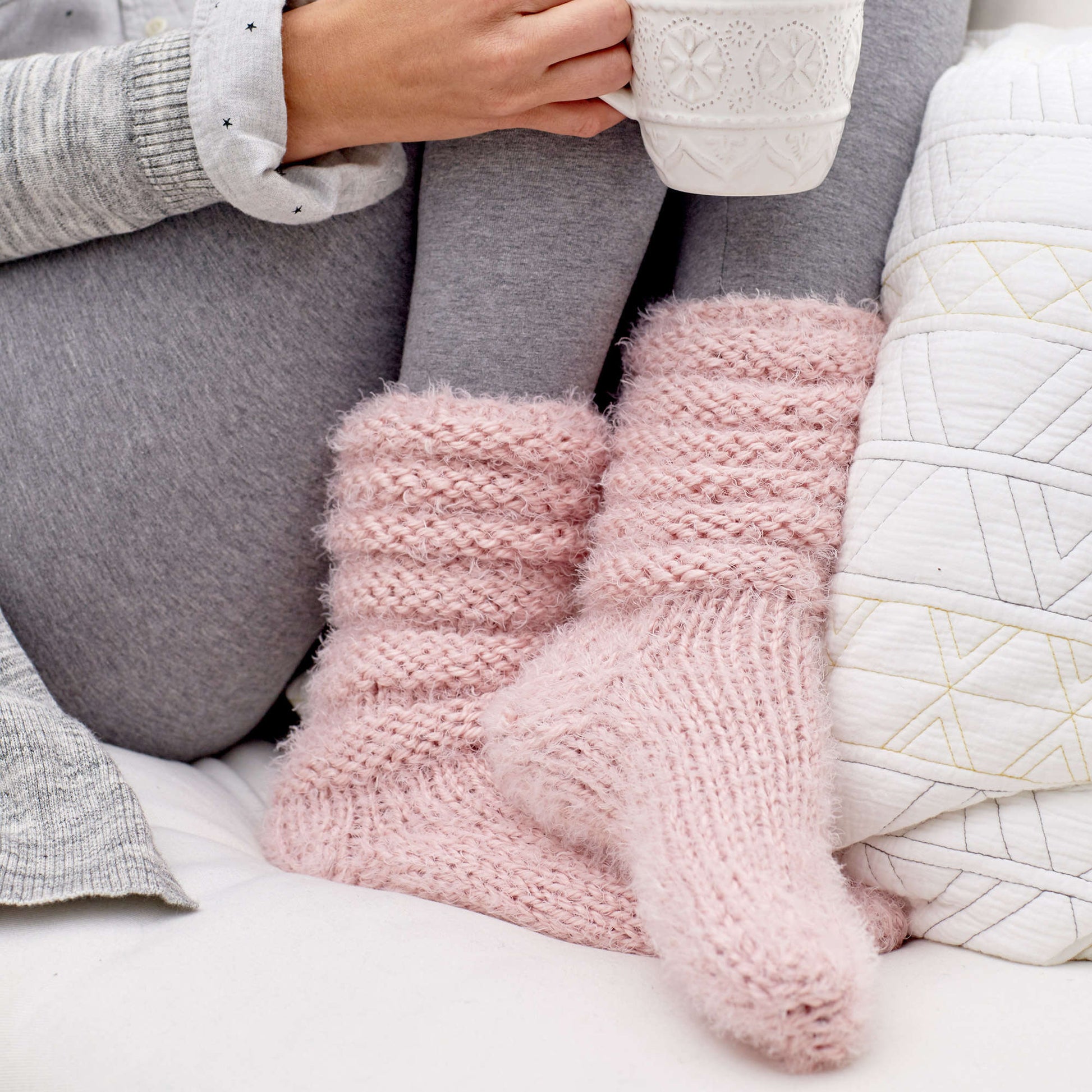 Free Red Heart Slouchy Socks Knitting Pattern | Yarnspirations