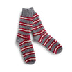 Free Red Heart Cozy Striped Socks Knitting Pattern | Yarnspirations