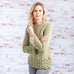 Free Red Heart Fluted Lace Pullover Knitting Pattern | Yarnspirations