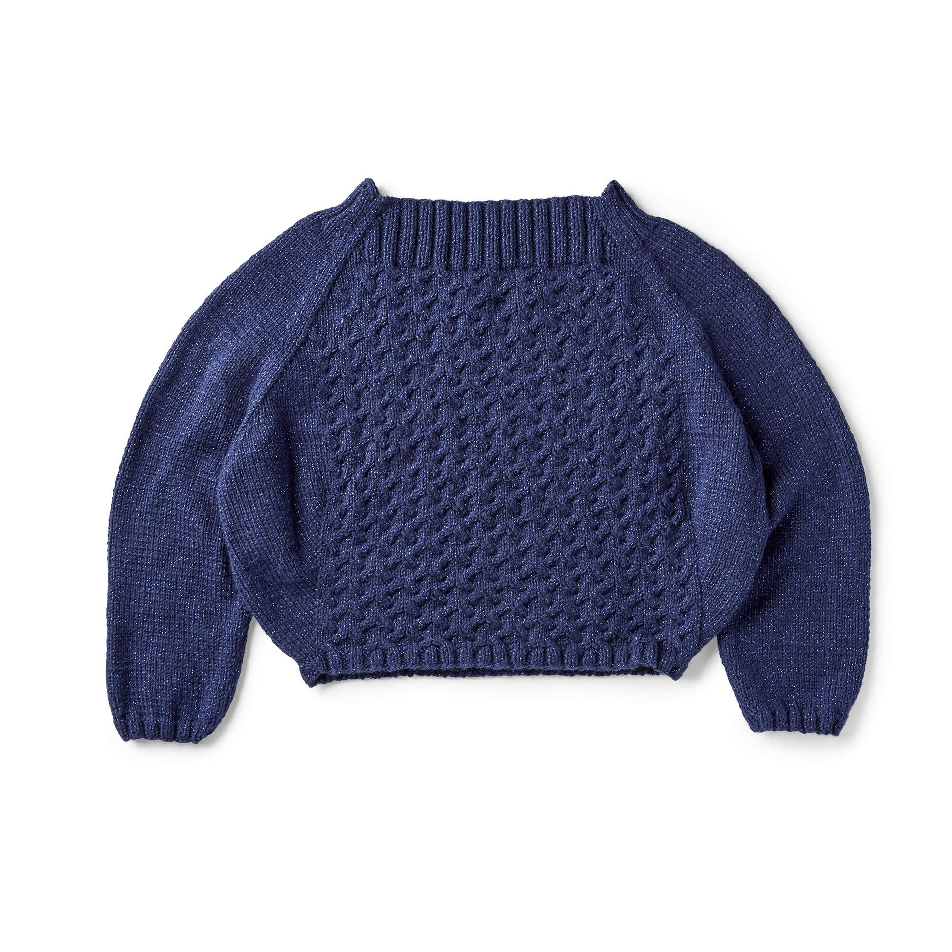 Free Red Heart Cable Sweater Knitting Pattern | Yarnspirations