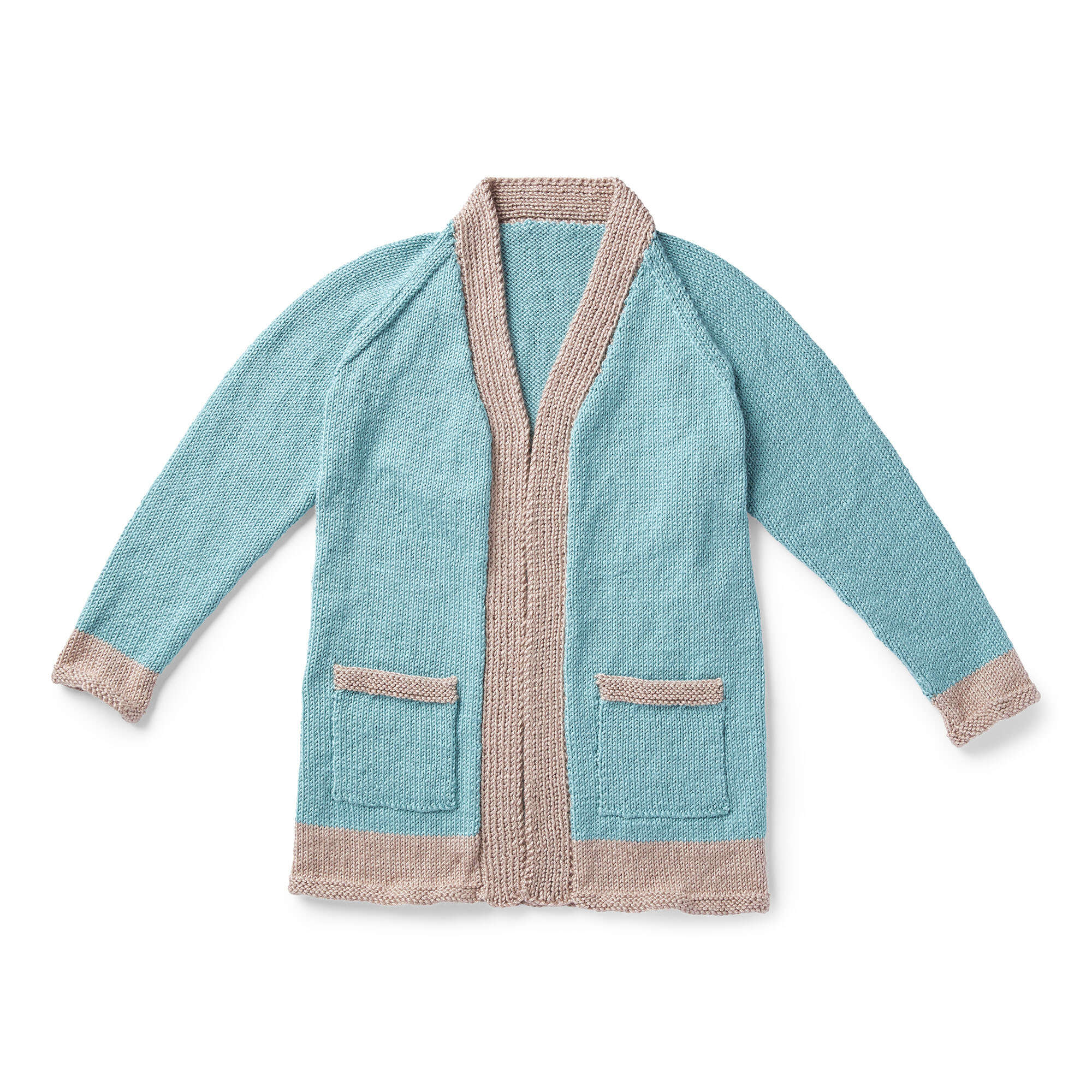 Free Easy Red Heart One for Me One for You Cardigan Adult Knitting ...