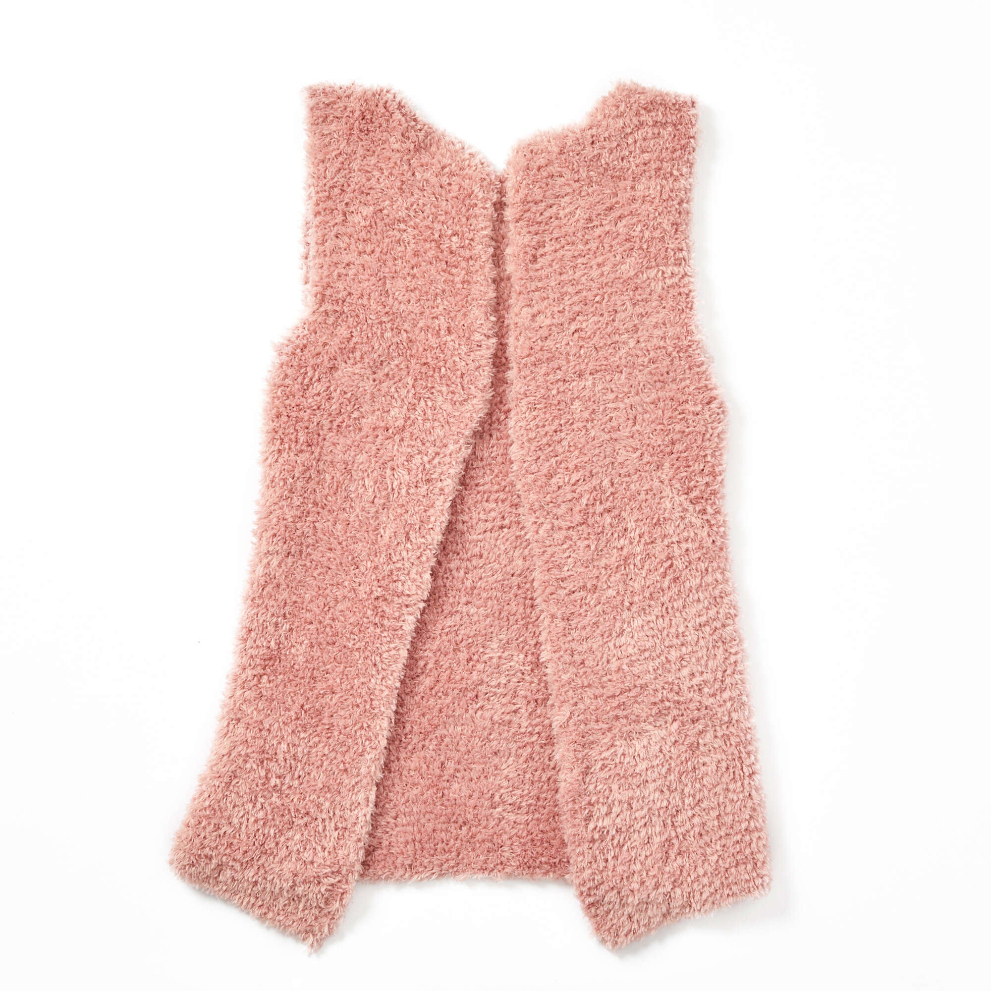 Free Easy Red Heart Cozy Style Vest Knitting Pattern | Yarnspirations