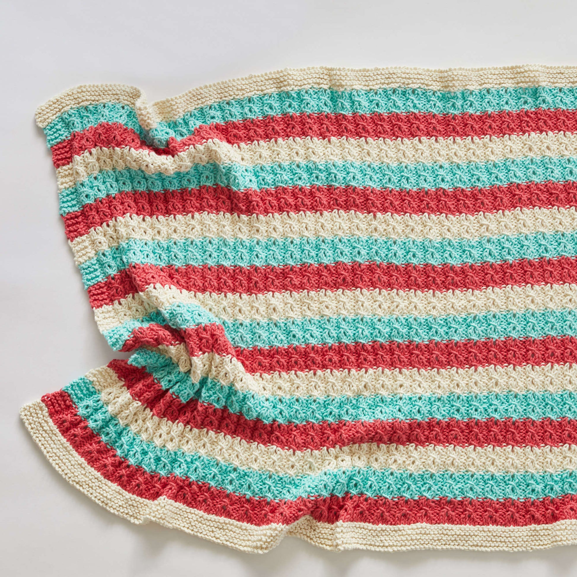 Free Red Heart Sweet & Cozy Knit Baby Blanket Pattern | Yarnspirations