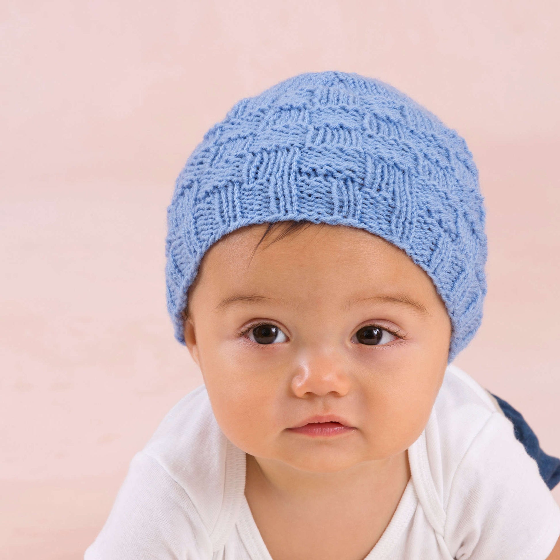 Free Easy Red Heart Basketweave Hat Knitting Pattern | Yarnspirations