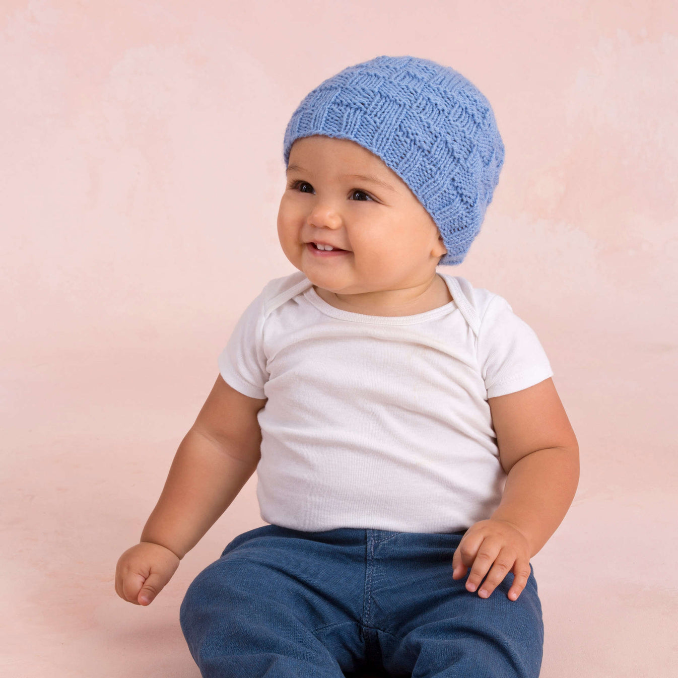 Free Easy Red Heart Basketweave Hat Knitting Pattern | Yarnspirations