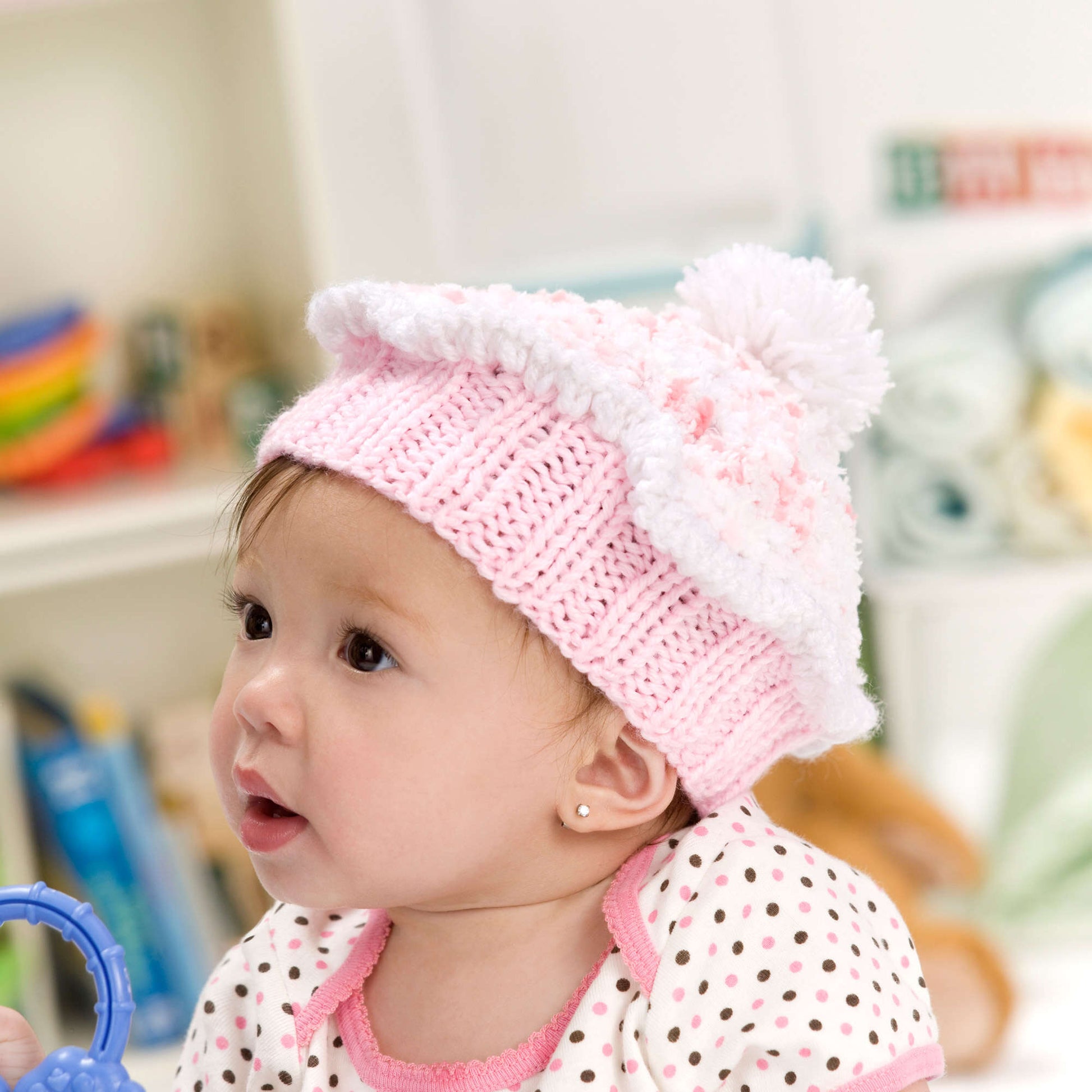 Free Red Heart Cupcake Hat Knitting Pattern | Yarnspirations