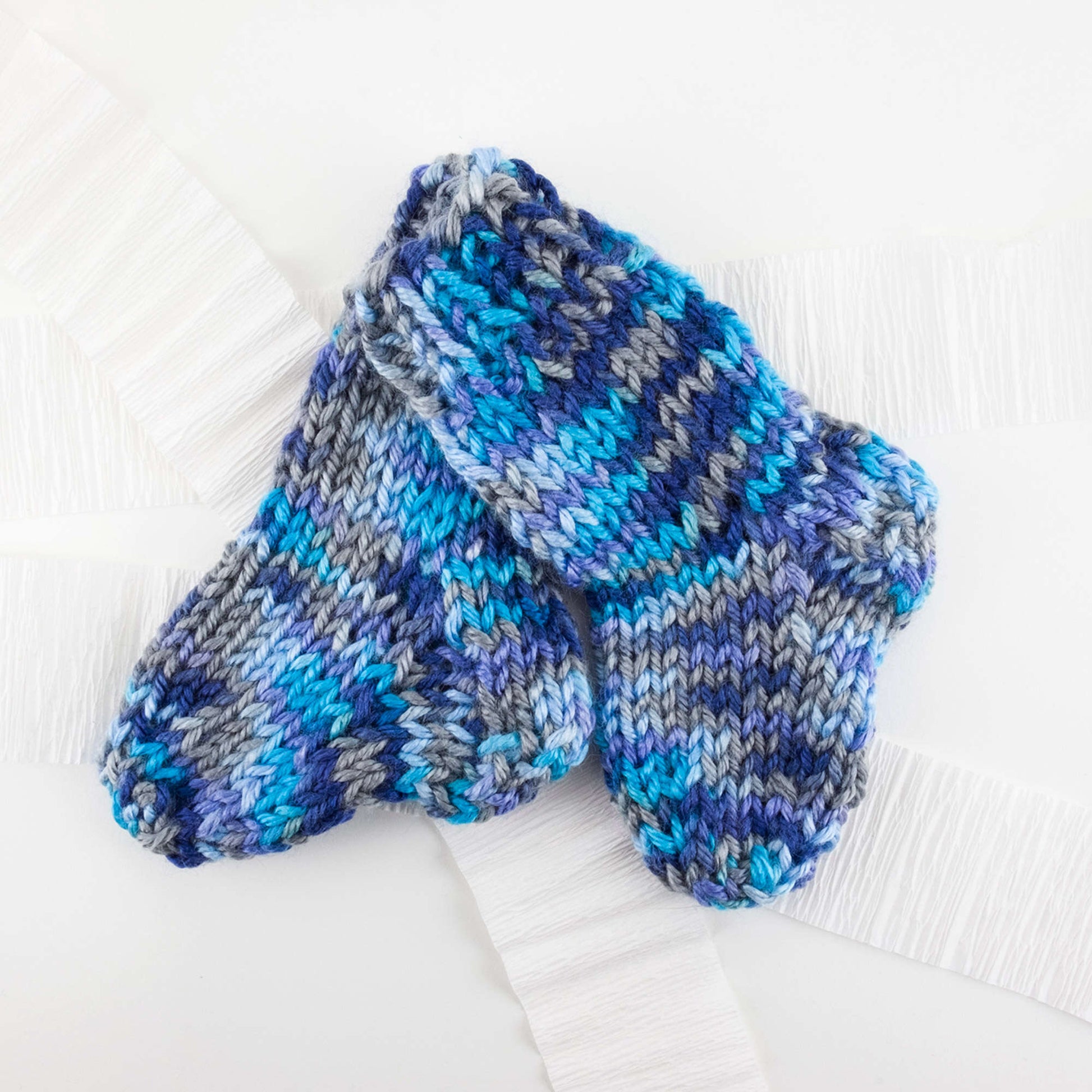 Free Easy Red Heart Little Baby Socks Knitting Pattern | Yarnspirations