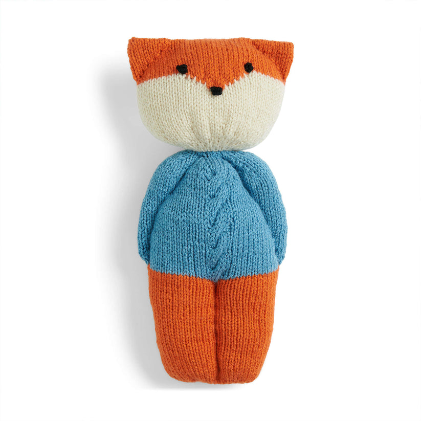 Free Red Heart Foxy Toy Knitting Pattern | Yarnspirations