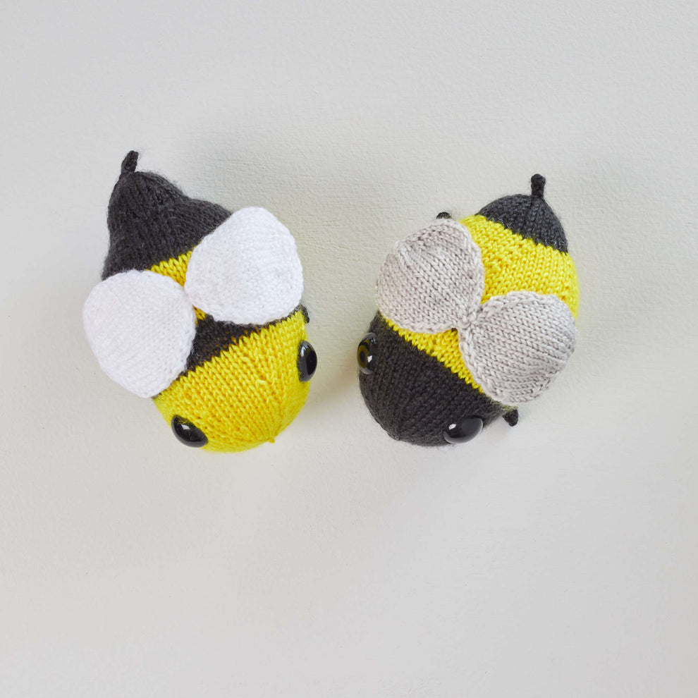 Free Easy Red Heart Buz & Belinda Bumblebee Knitting Pattern ...