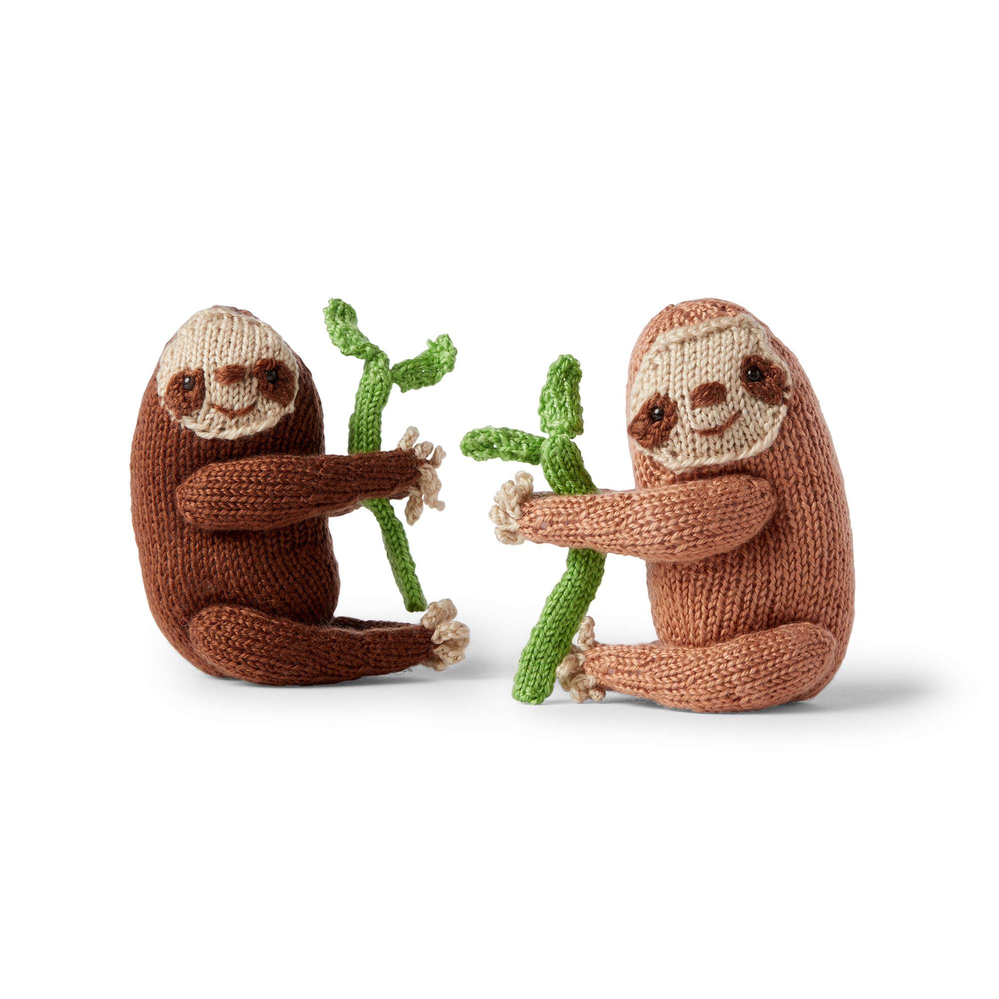 Free Red Heart Bella & Brian Sloth Knitting Pattern | Yarnspirations