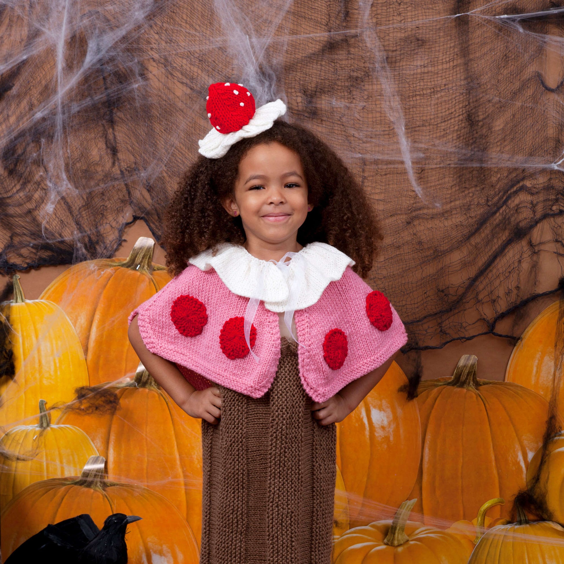 Red Heart Cupcake Cutie Costume | Yarnspirations