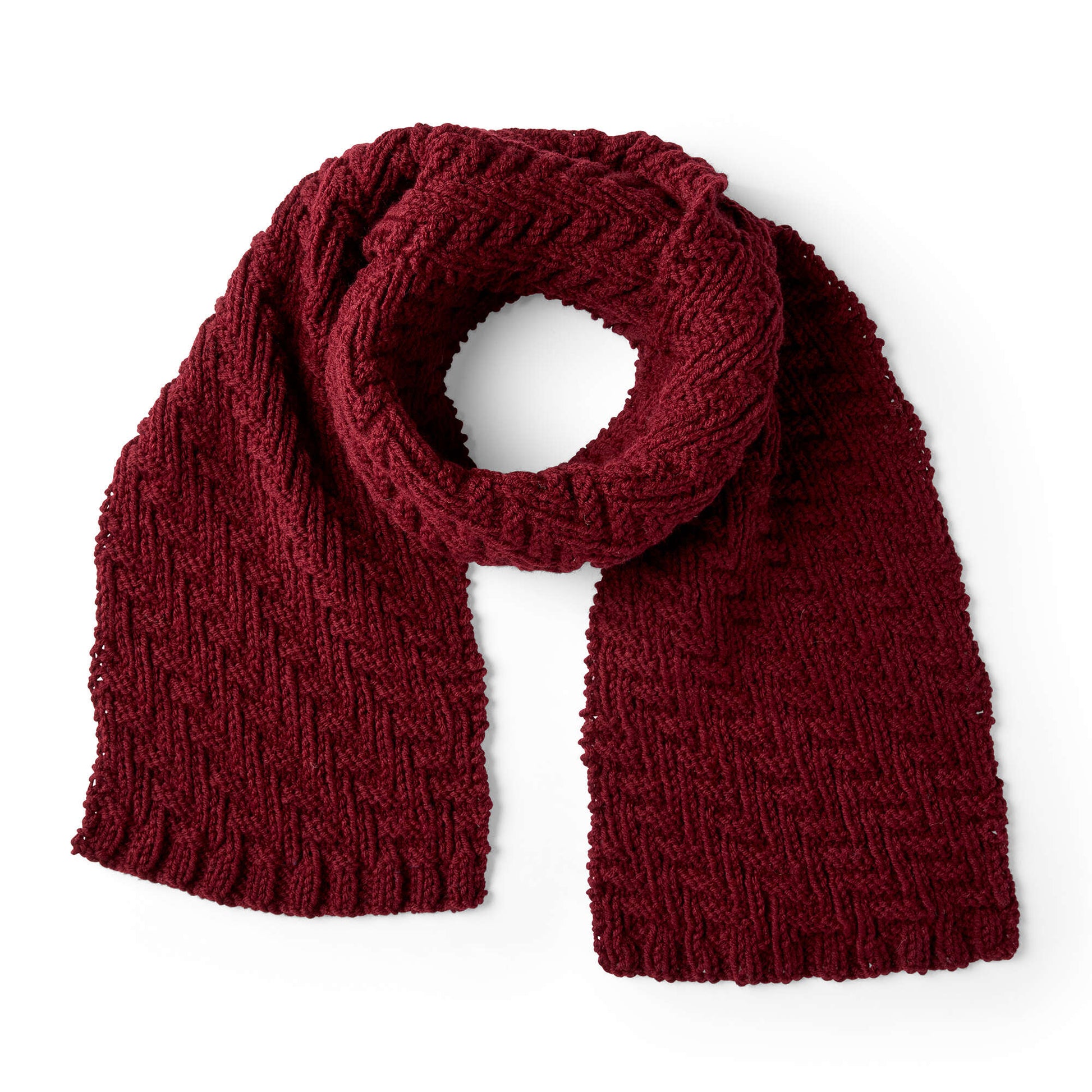 Free Easy Red Heart Basketweave Set for Him Knitting Pattern ...