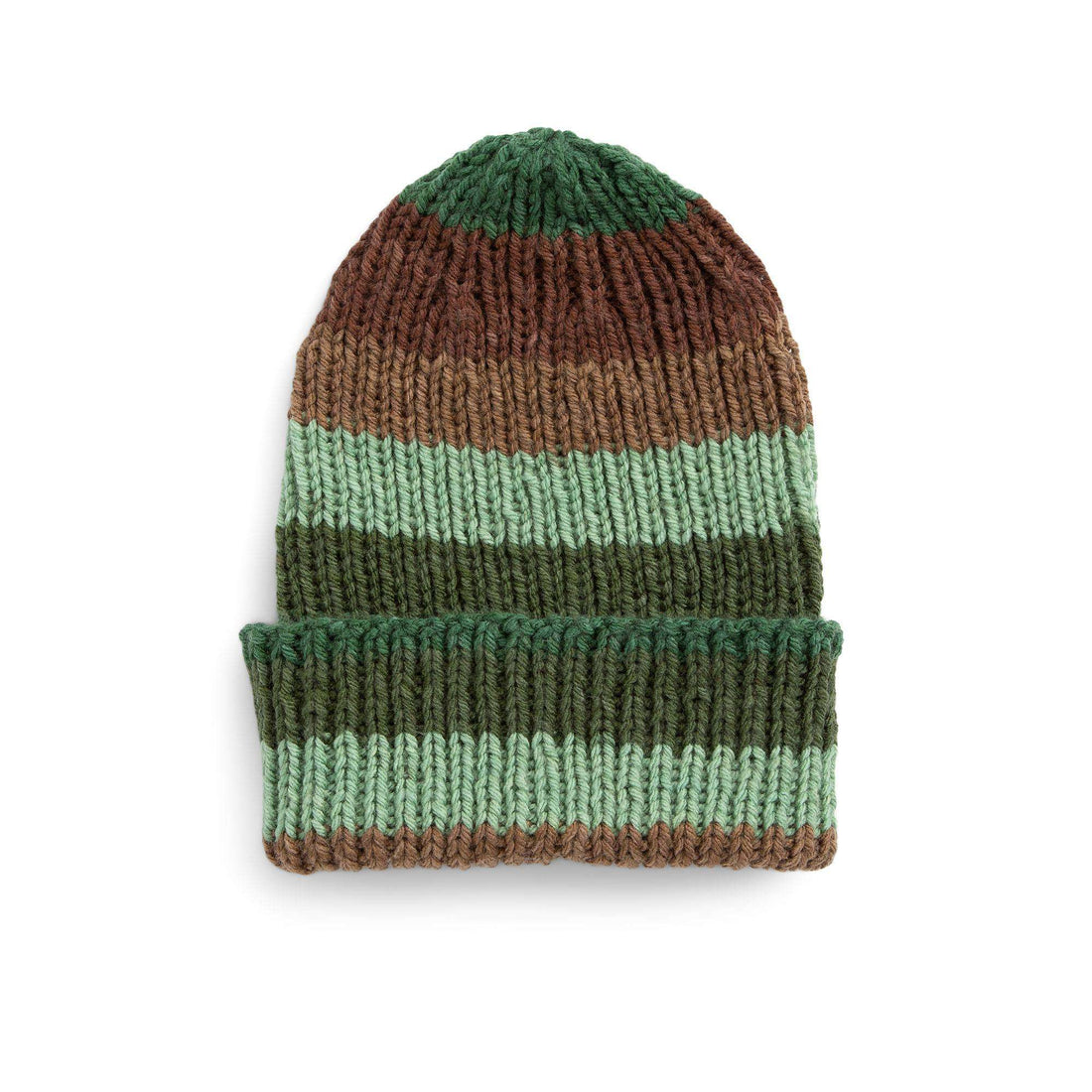 Red Heart Ribbed Knit Beanie | Yarnspirations