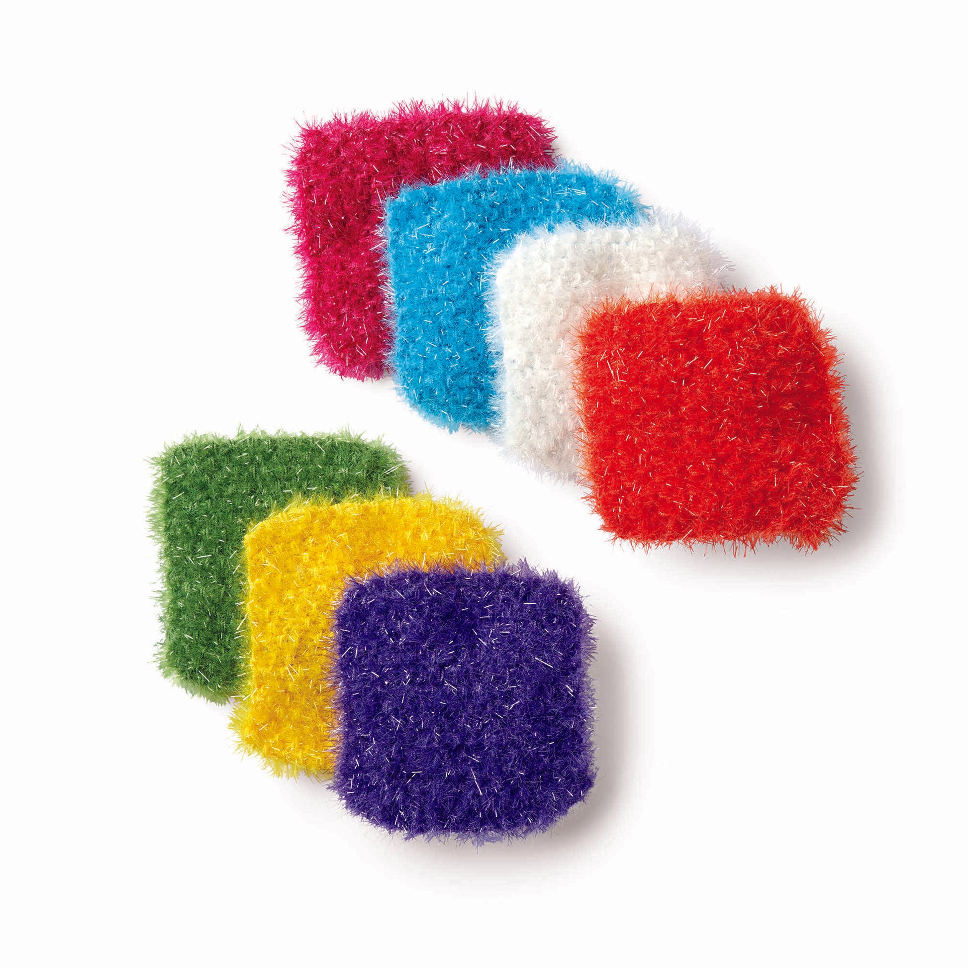 Free Easy Red Heart Week of Scrubbies Knitting Pattern | Yarnspirations