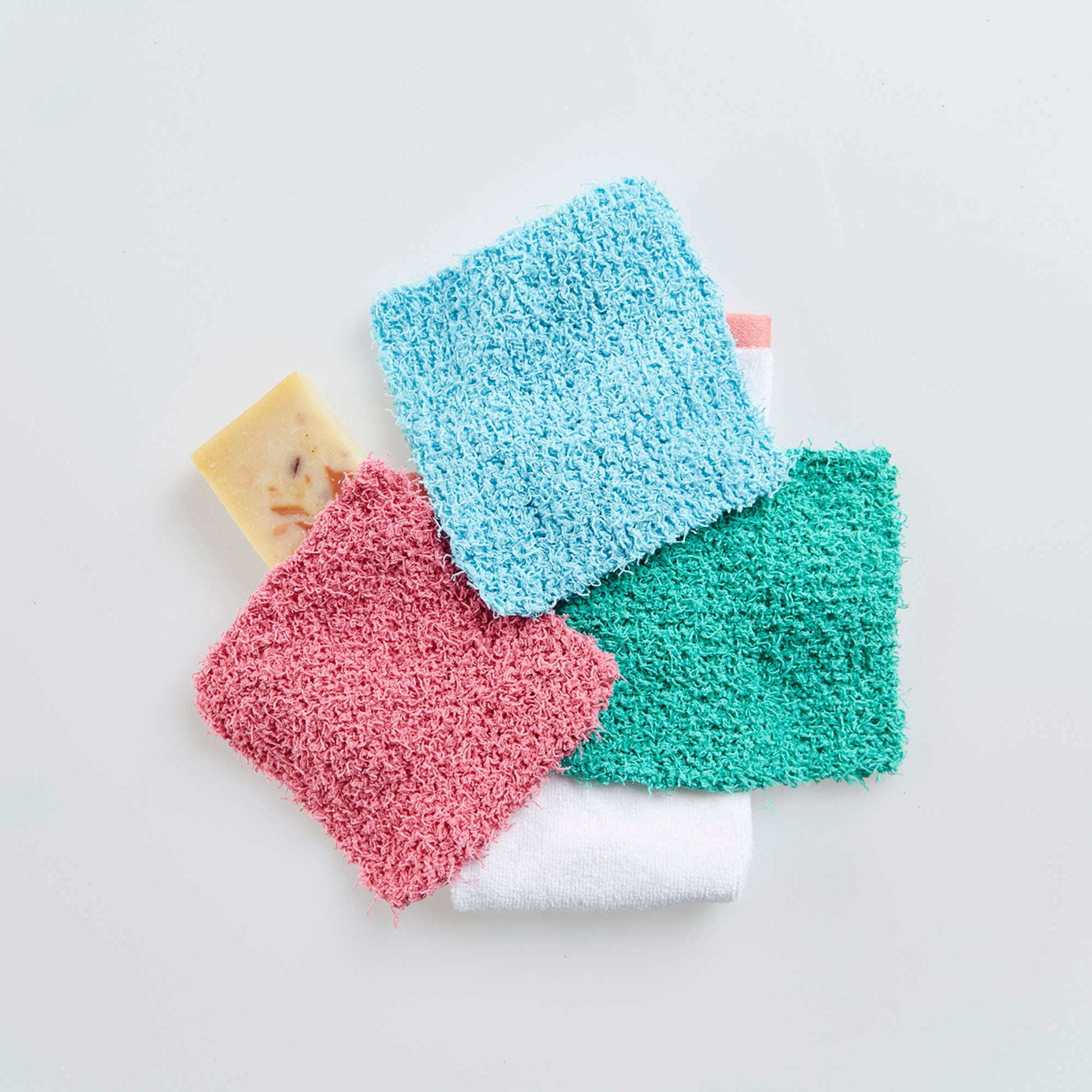 Free Easy Red Heart Square Scrubbies Knitting Pattern | Yarnspirations