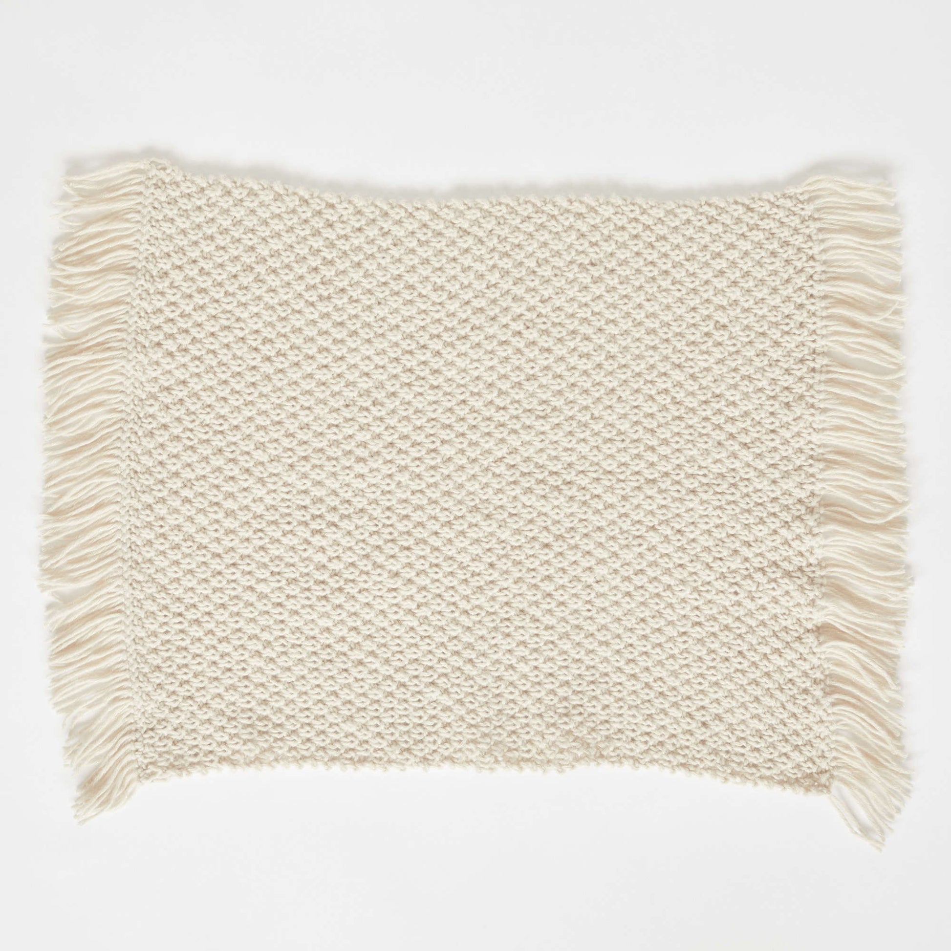 Red Heart Fringed Plant Mat | Yarnspirations