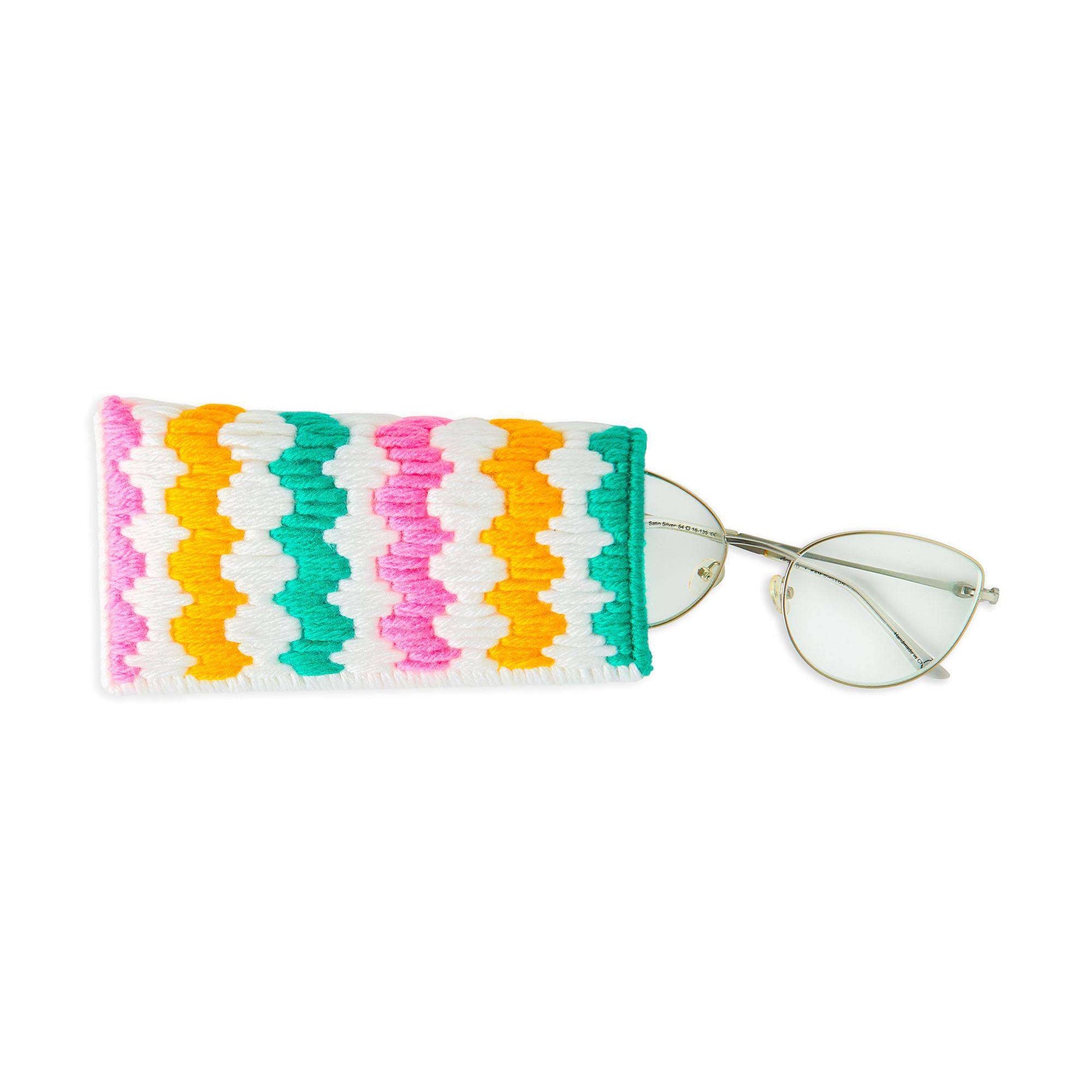 Red Heart Plastic Canvas Eyeglasses Case | Yarnspirations