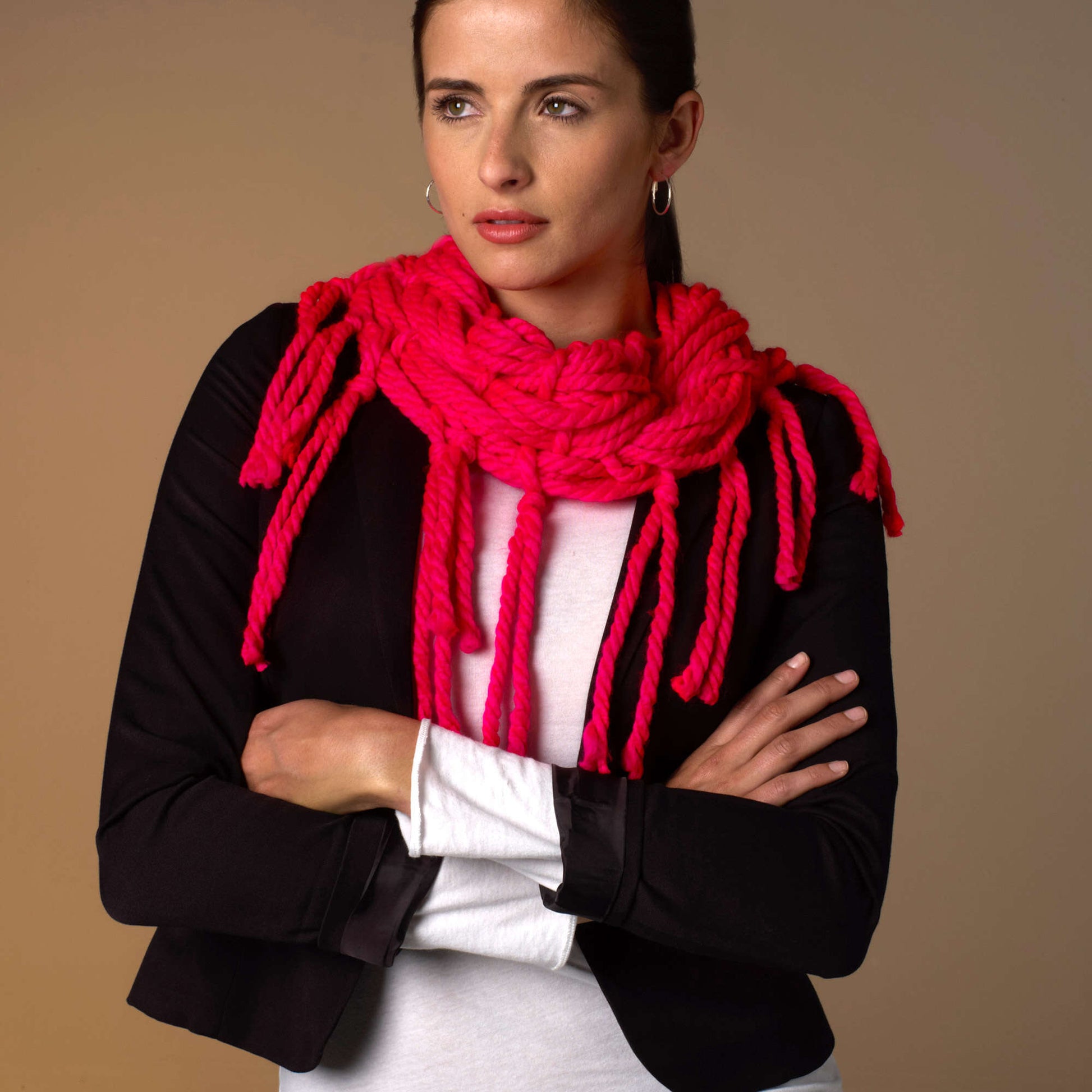 Red Heart Wrap & Knot Cowl | Yarnspirations