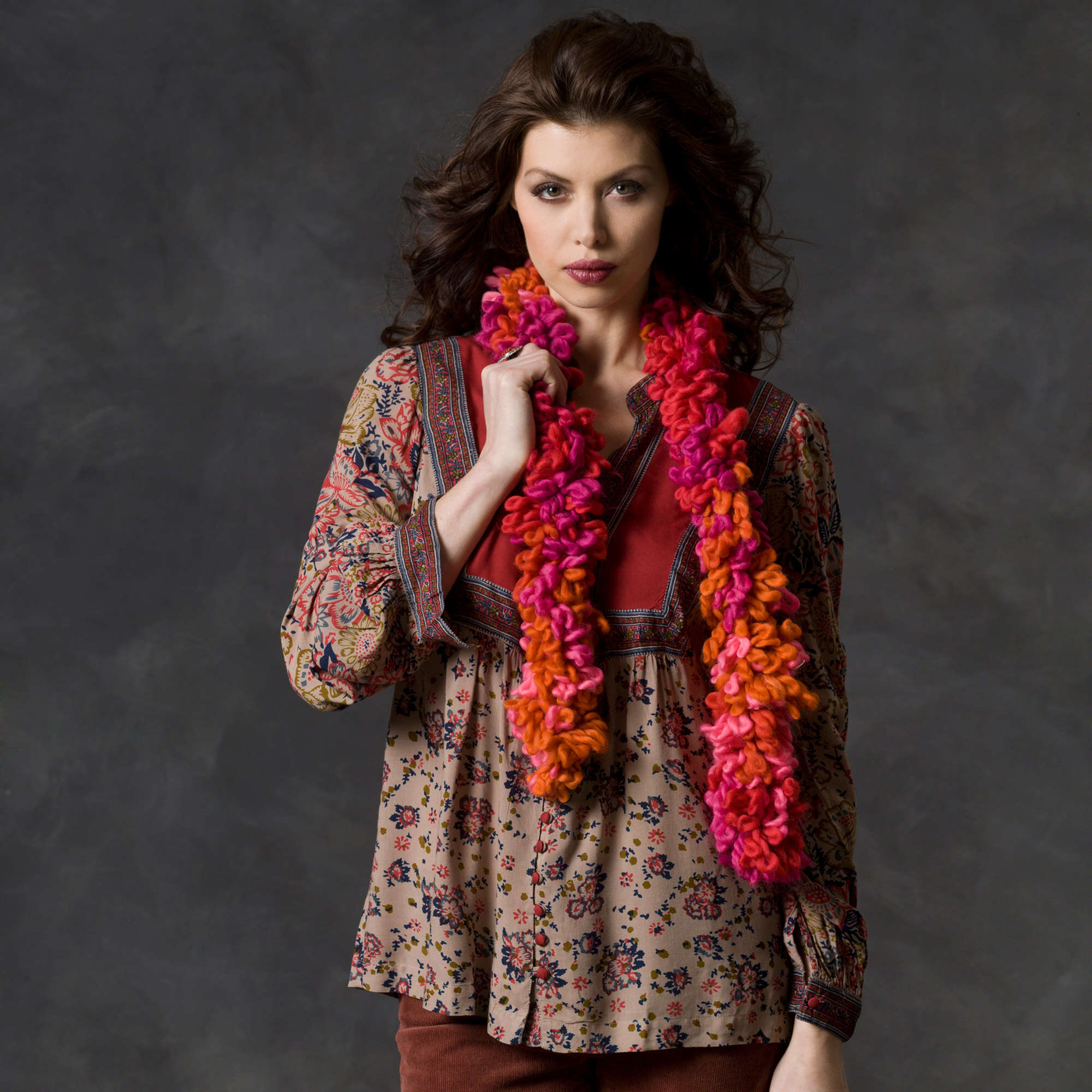 Free Beginner Red Heart Scarf In A Jiffy Craft Pattern | Yarnspirations