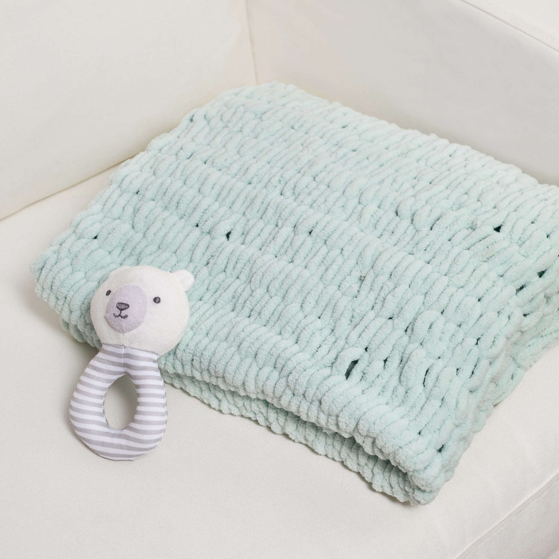 Free Beginner Red Heart Sweet Stroller Blanket Craft Pattern ...