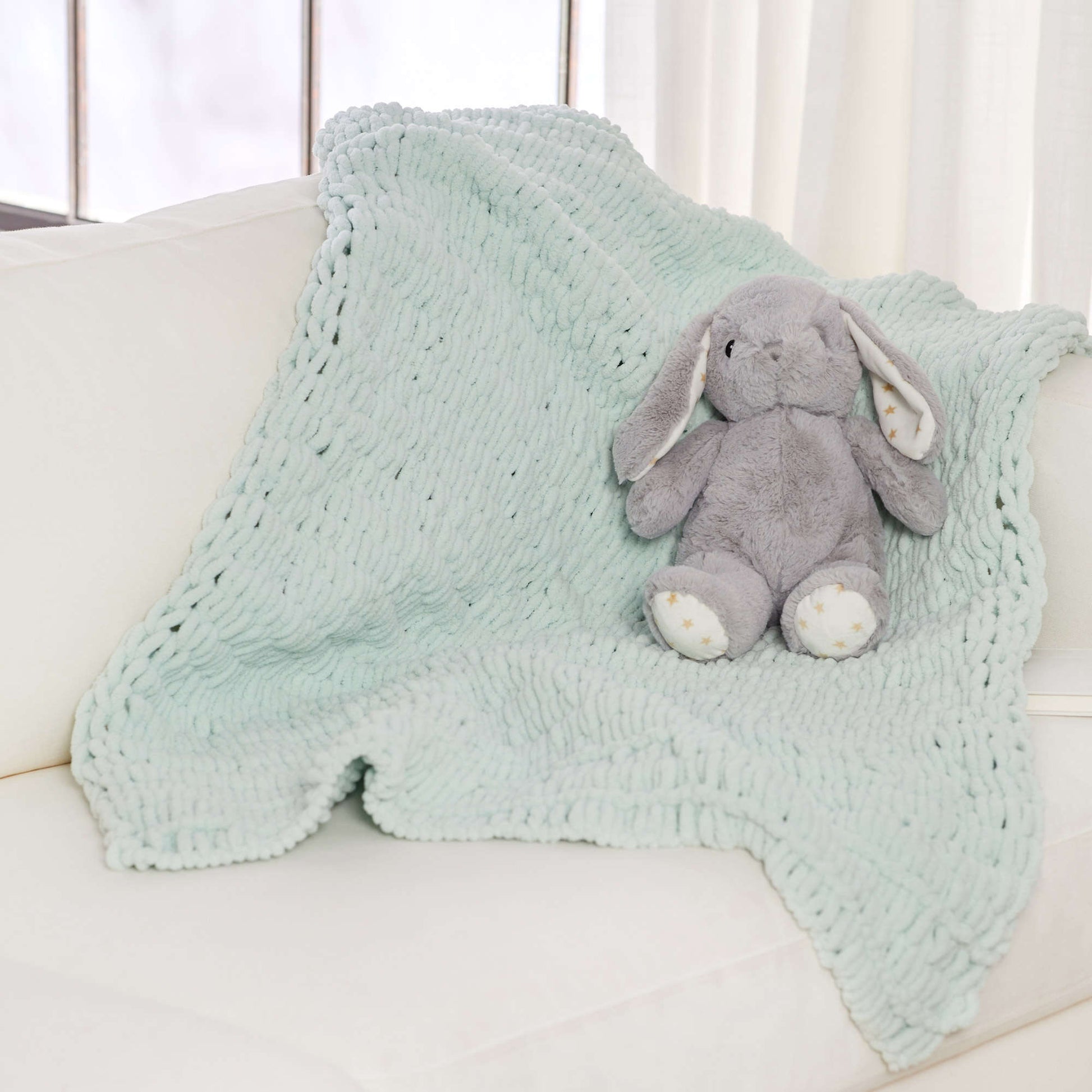 Free Beginner Red Heart Sweet Stroller Blanket Craft Pattern ...