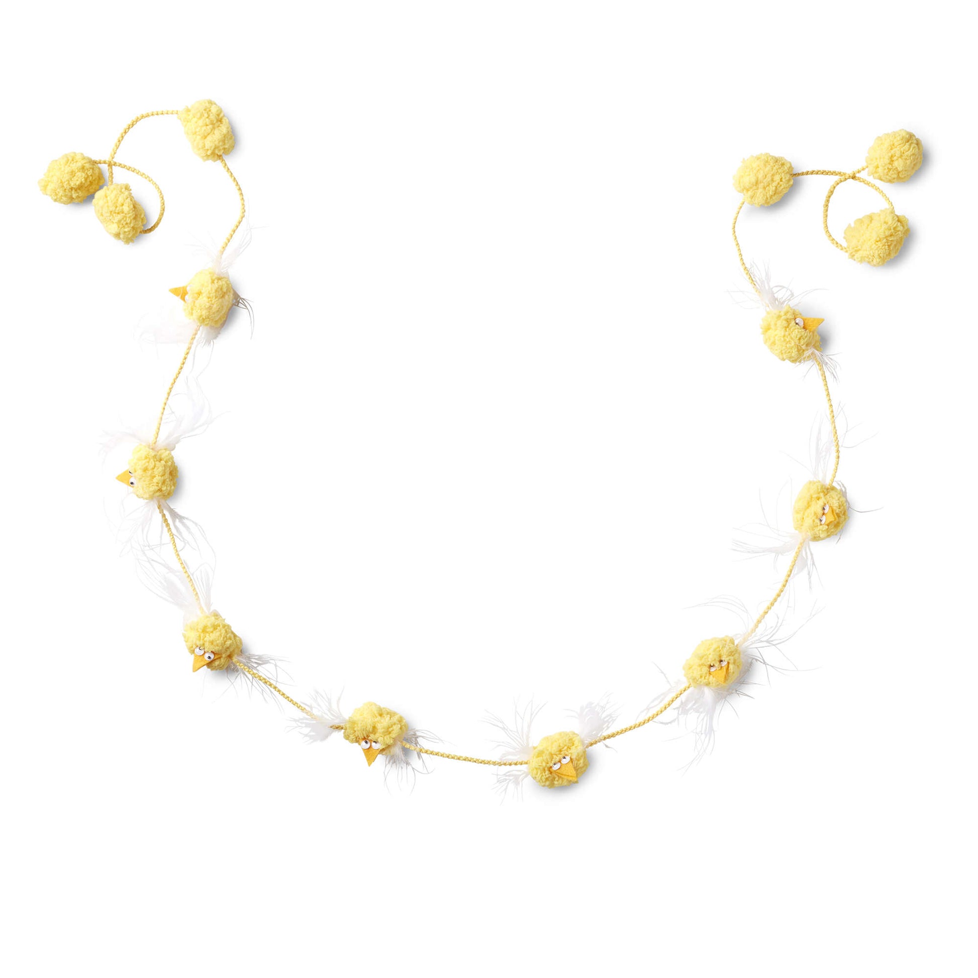 Free Beginner Red Heart Spring Chick Garland Craft Pattern | Yarnspirations