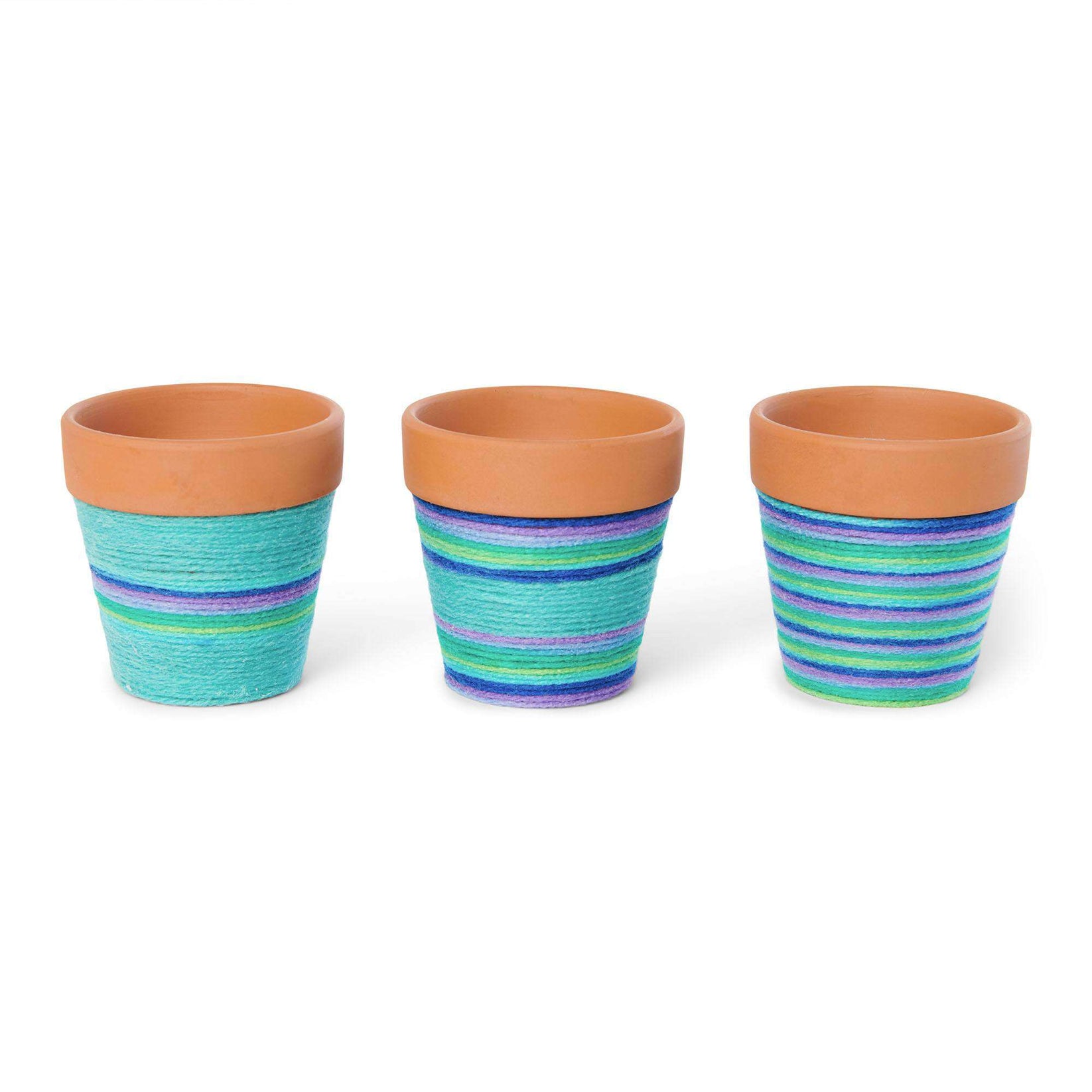 Red Heart Crafty Flower Pots | Yarnspirations