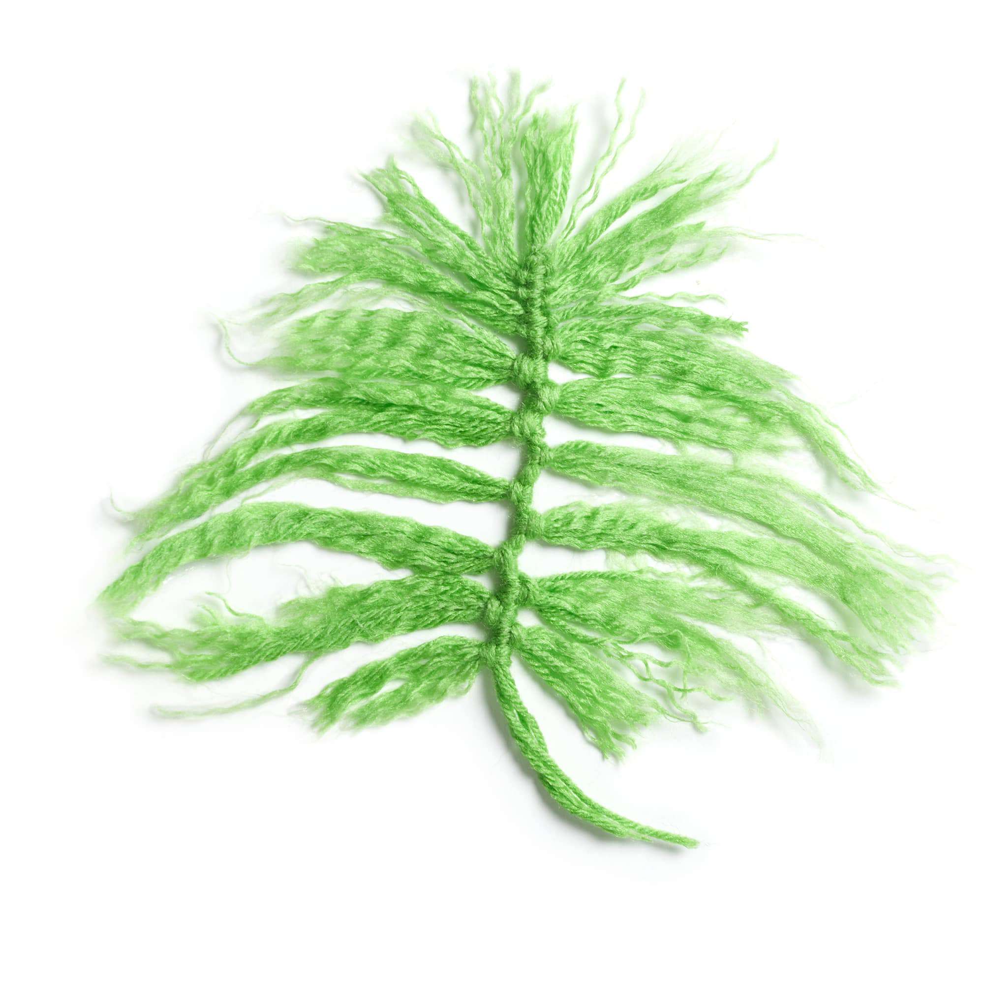 Free Beginner Red Heart Decorative Ferns Craft Pattern | Yarnspirations